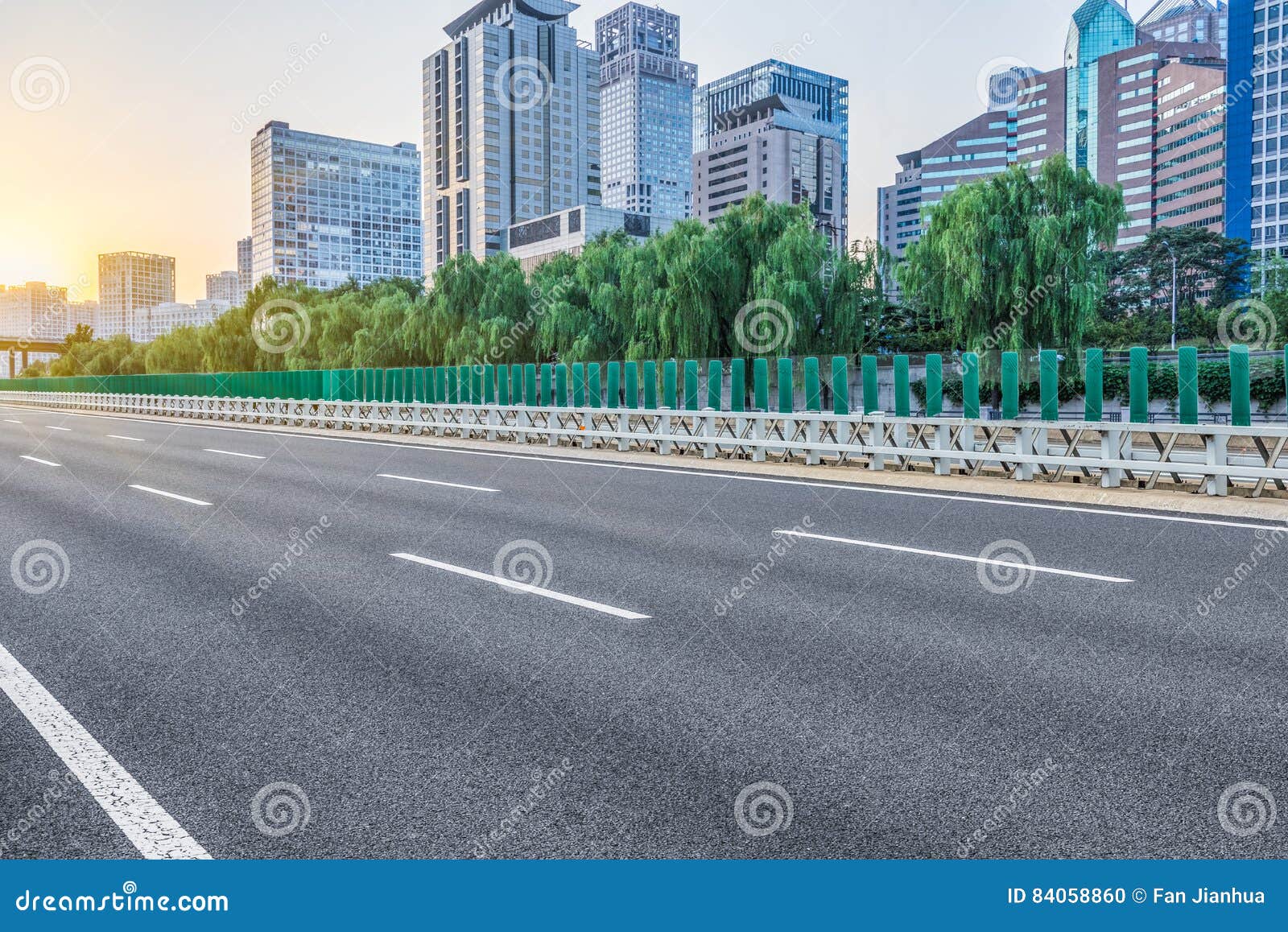 Inner City Highway in China Stock Photo - Image of china, footpath ...