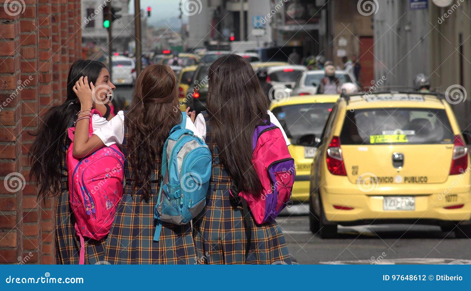 Inner City School Kids Walking To School Editorial Photography - Image ...