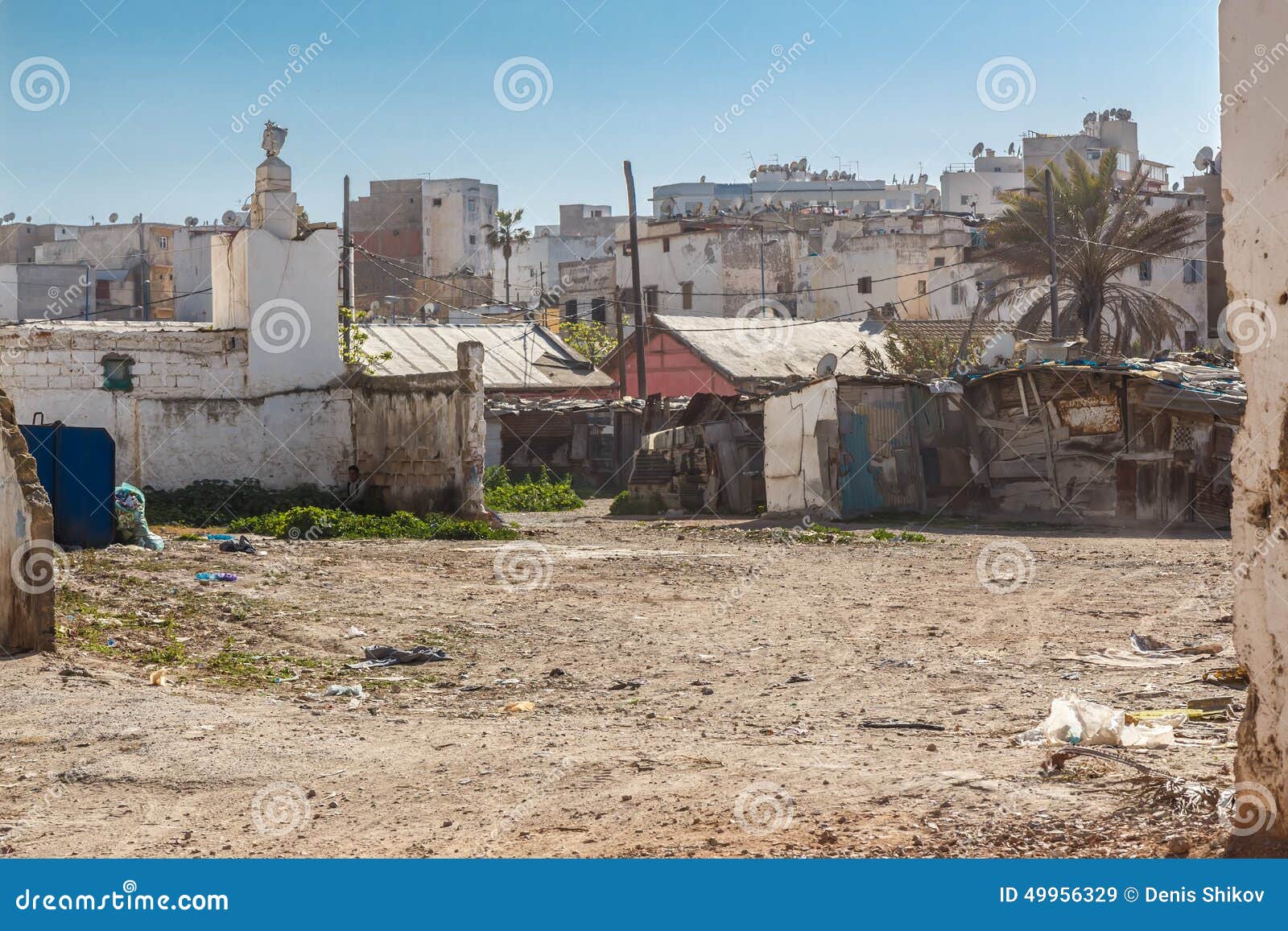 Inner-city Slum in Casablanca Stock Image - Image of morocco, arab ...