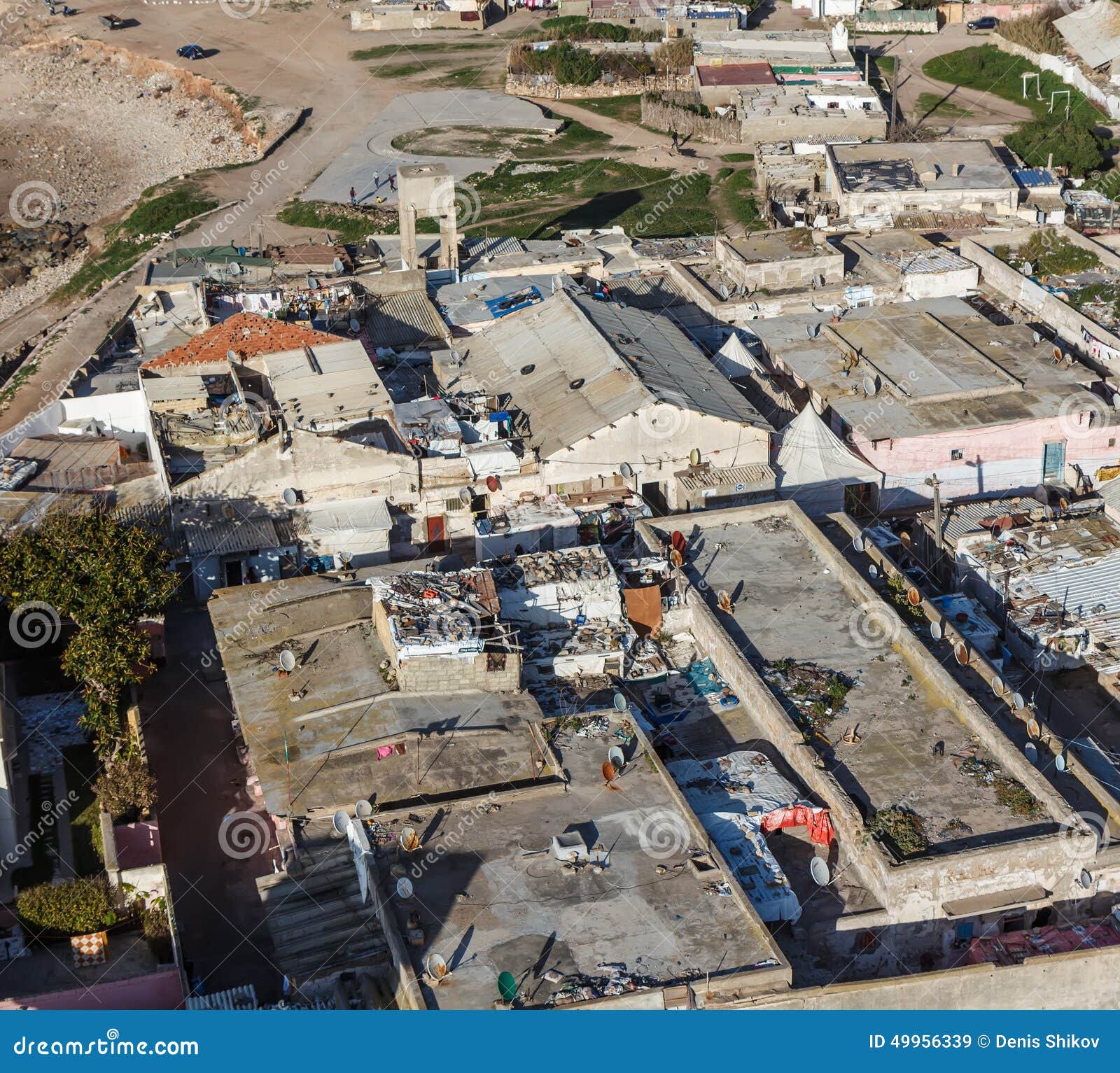 Inner-city Slum in Casablanca Stock Image - Image of poor, beige: 49956339