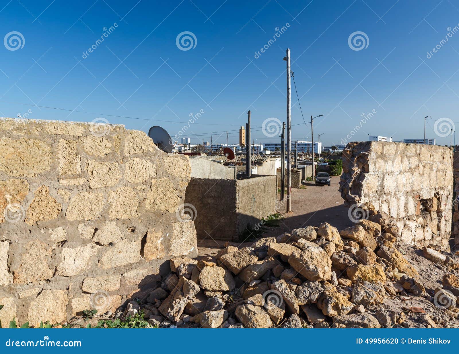 Inner-city Slum in Casablanca Editorial Image - Image of dump ...