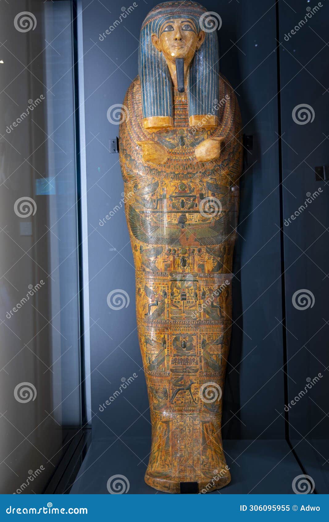 Inner Coffin of Amenhotep editorial image. Image of funeral - 306095955