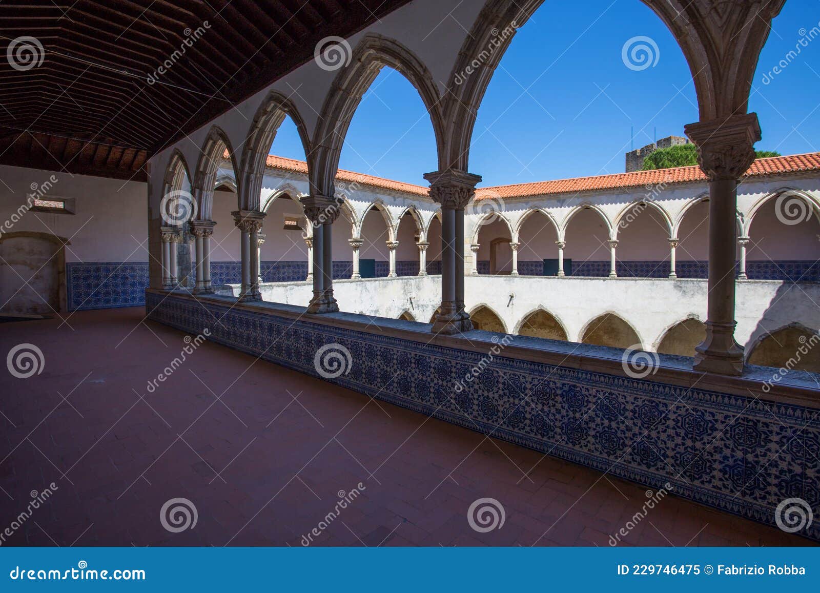 The Inner of the Convent of the Order of Christ is a Religious Building ...