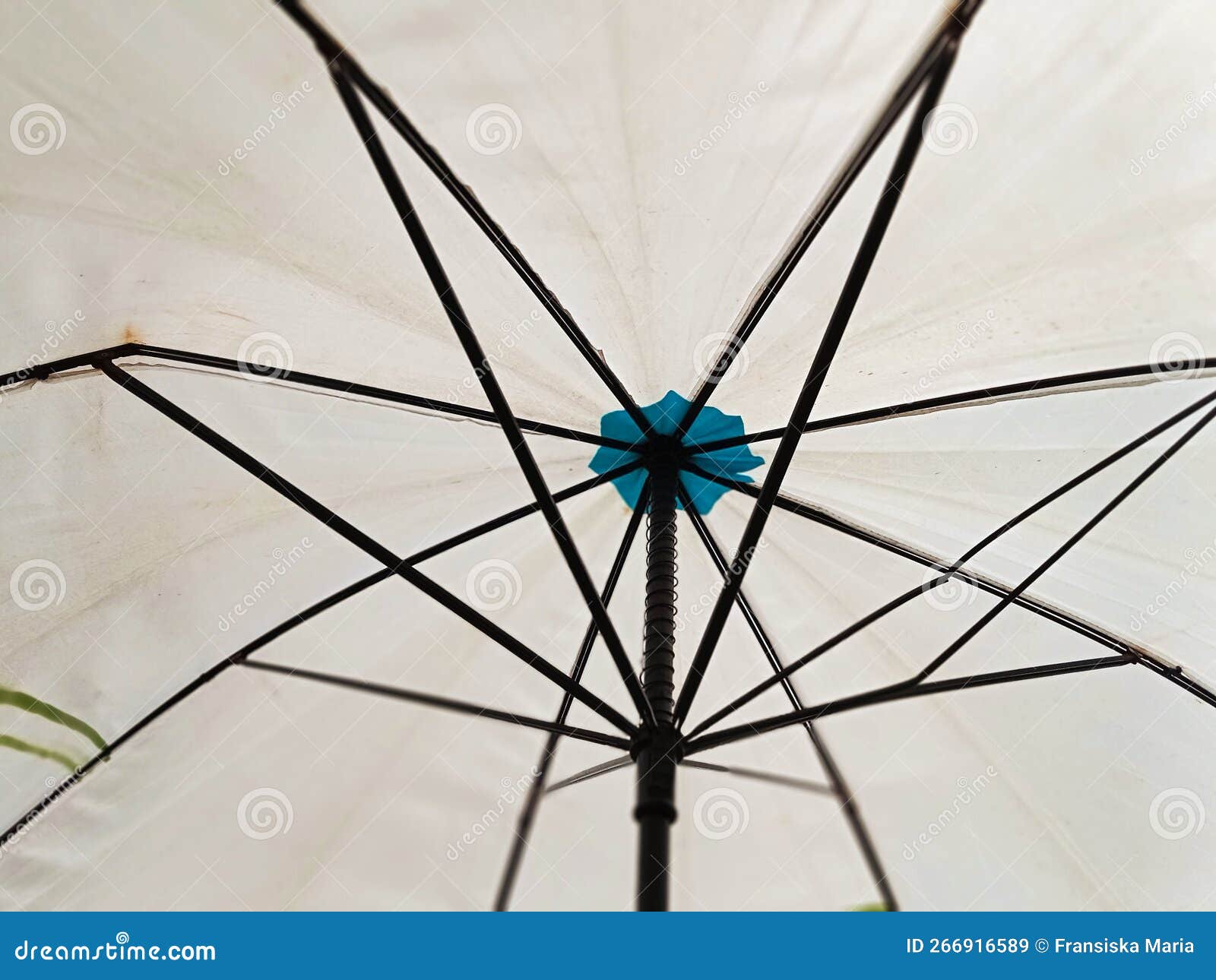 Inner Corner of the Umbrella Stock Image - Image of iron, pattern ...