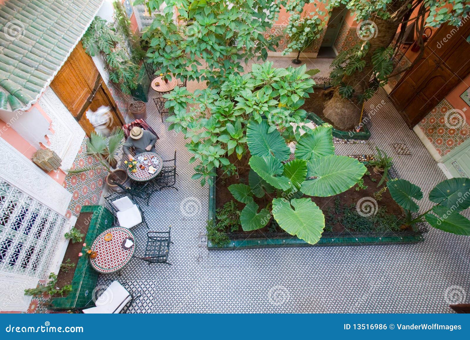 Inner Court Yard stock photo. Image of house, building - 13516986