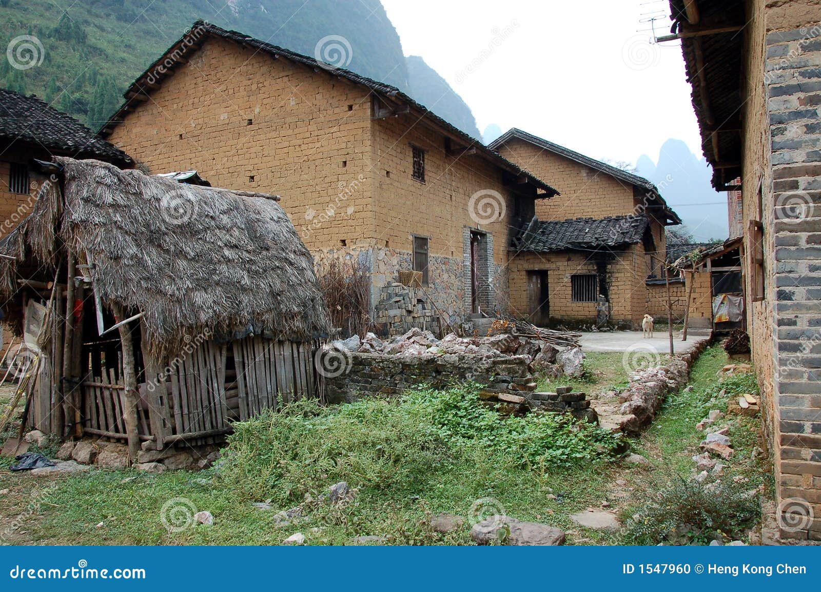 Inner Court Yard of a House in China 2 Stock Photo - Image of building ...