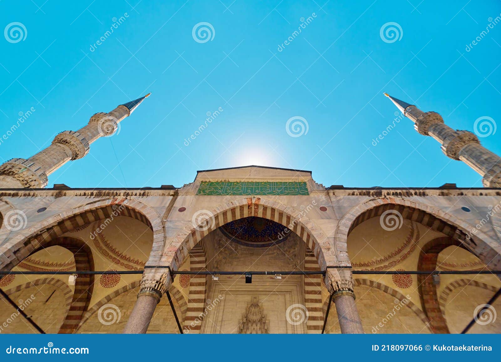 The Inner Courtyard of the Mosque. the Architecture of the Islamic ...