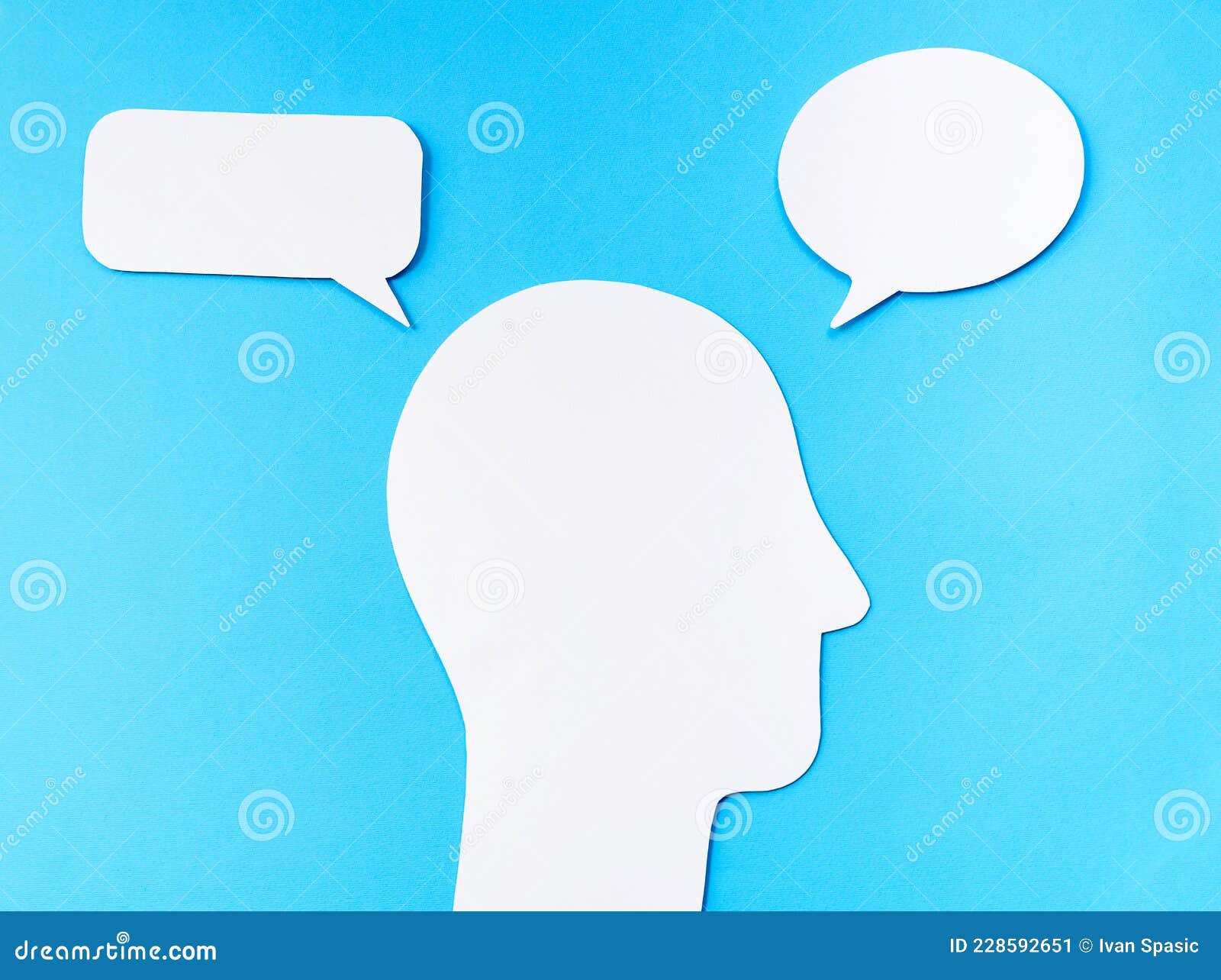 A Dialogue Concept Explained By A Businessman On A Wall Screen Royalty ...