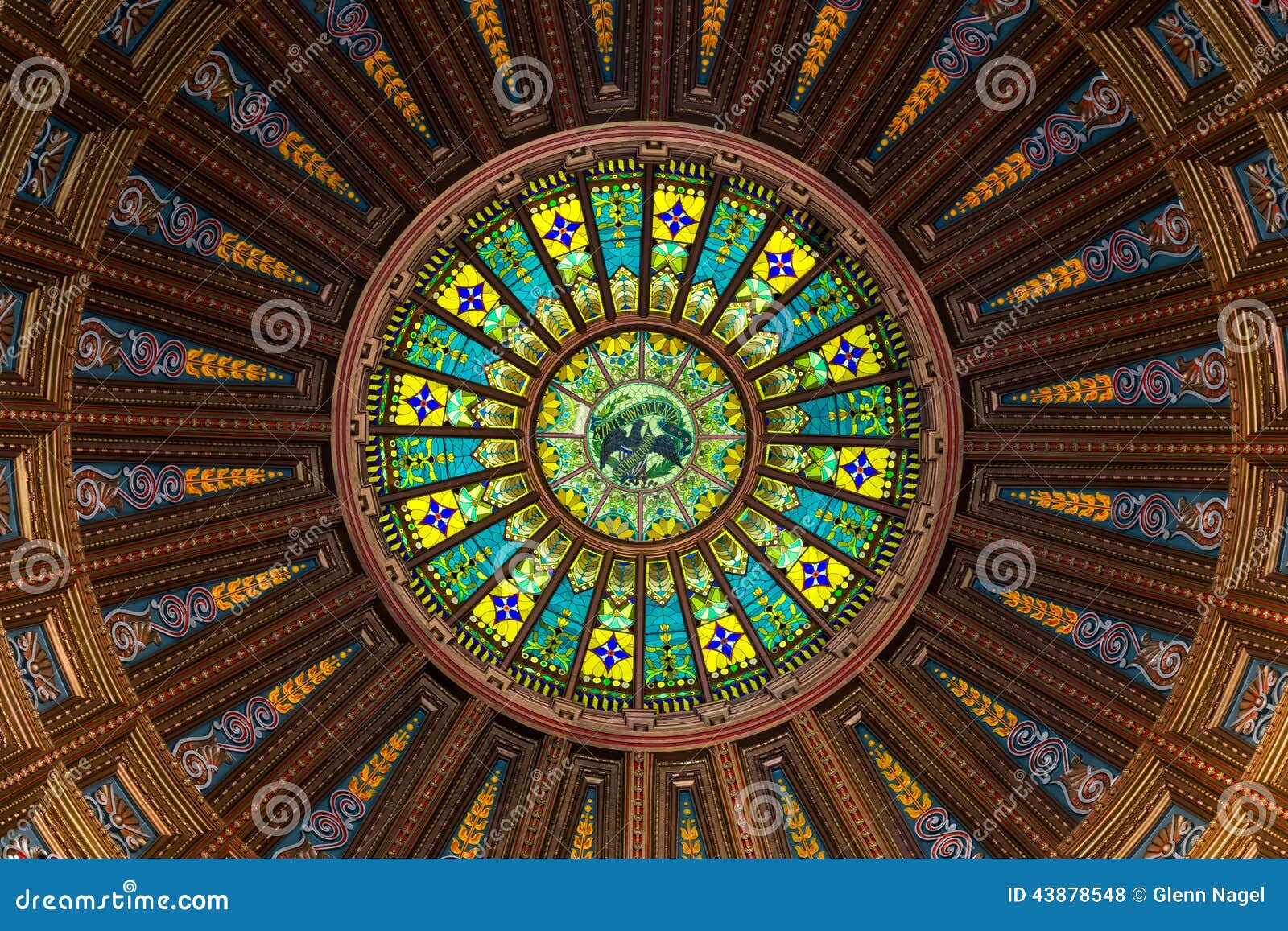 Inner dome editorial stock photo. Image of yellow, capitol - 43878548