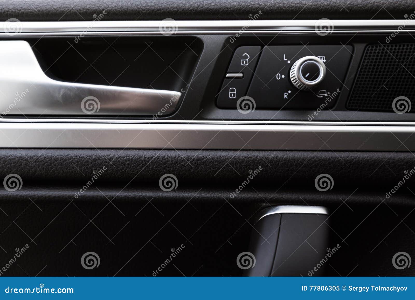 Inner door handle car stock image. Image of black, business - 77806305