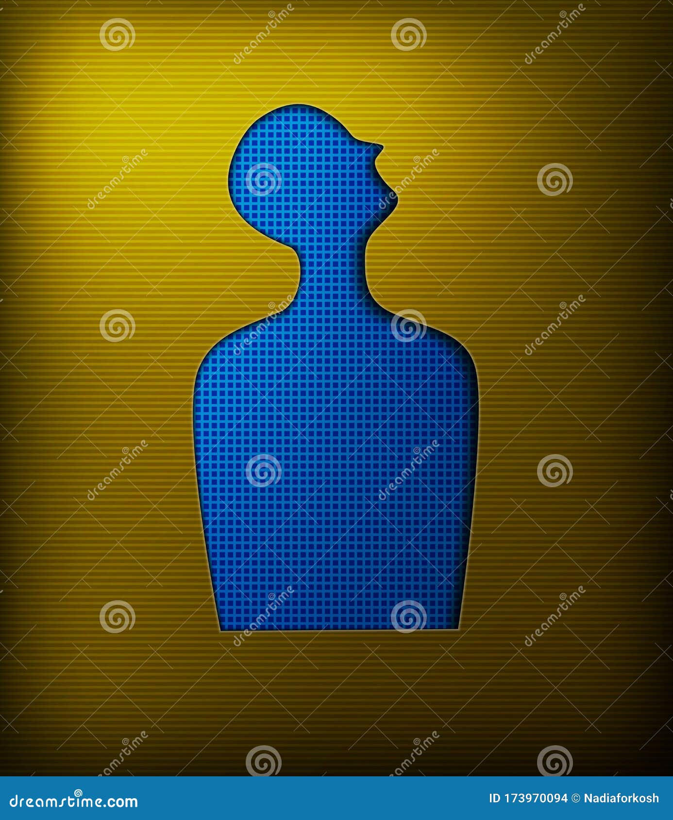 Inner Feeling Concept, Bad Mood Idea, Feel Blu, Stock Vector ...