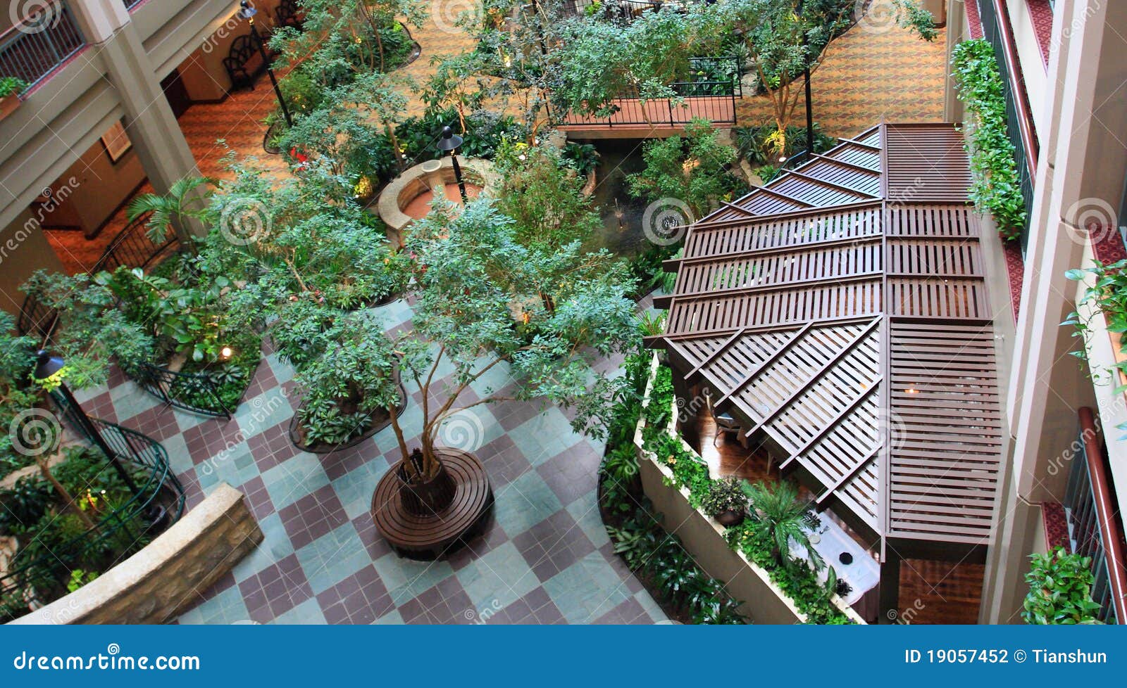 Inner garden stock photo. Image of realax, dinner, carpet - 19057452