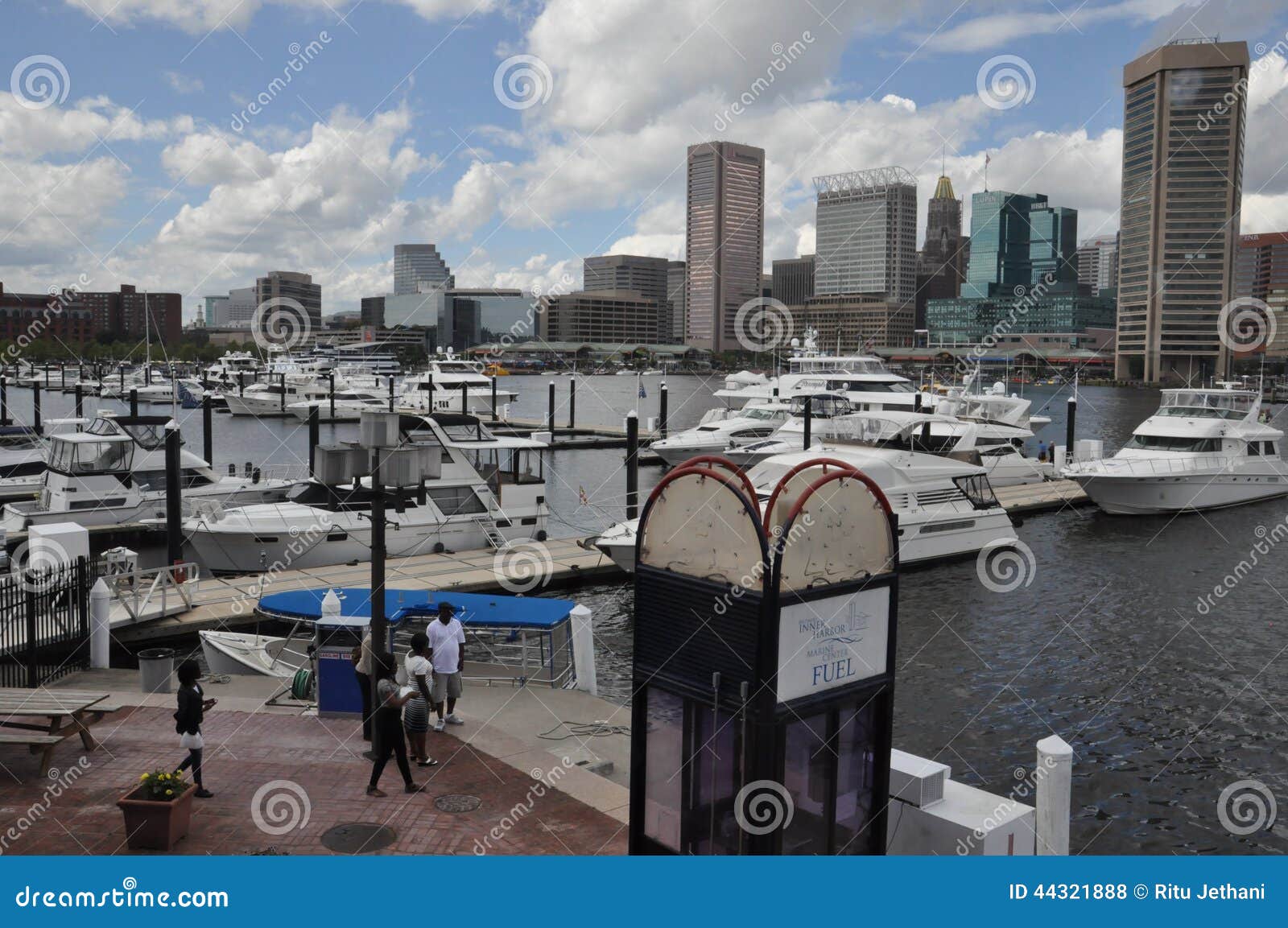 Inner Harbor in Baltimore, Maryland Editorial Stock Photo - Image of ...