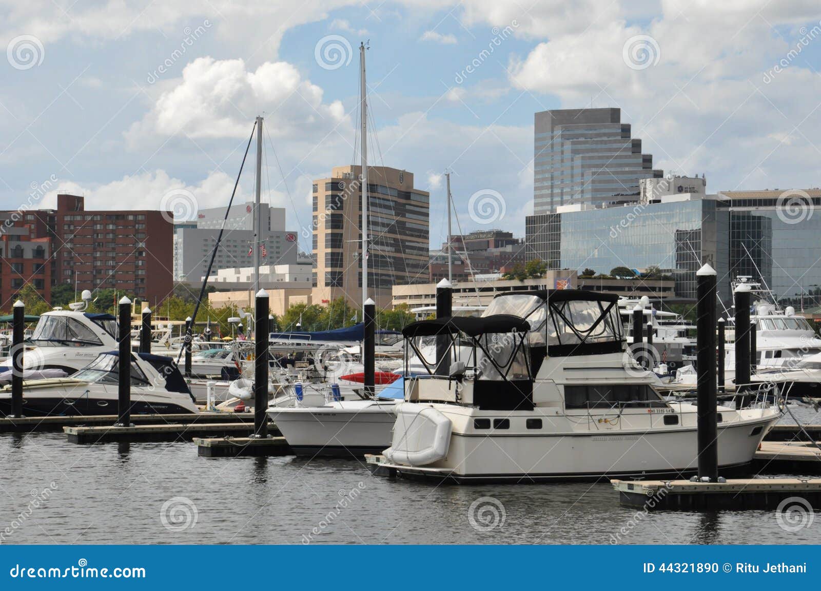 Inner Harbor in Baltimore, Maryland Editorial Image - Image of district ...