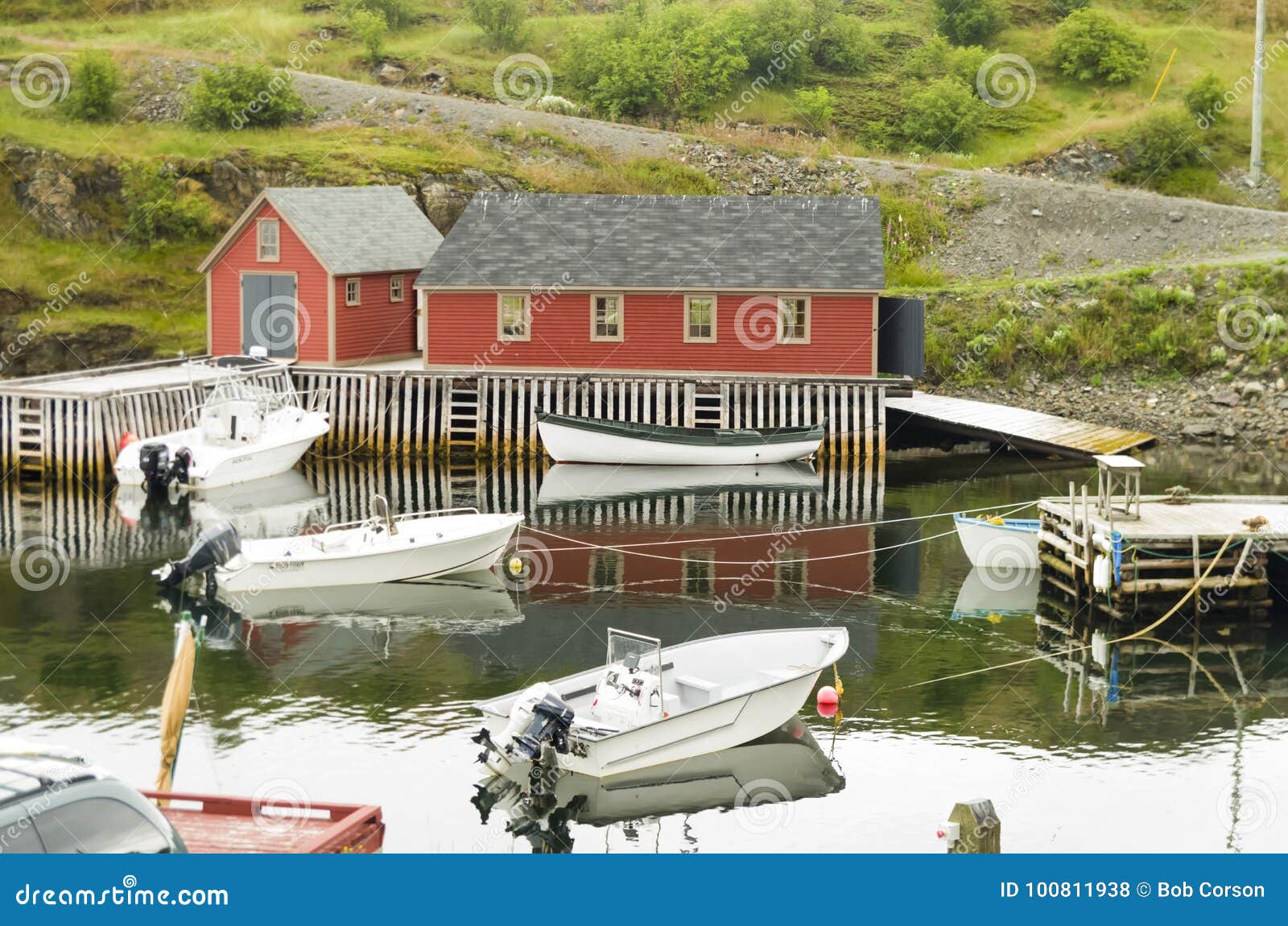 Inner Harbour Trinity Bay Newfoundland Stock Photo - Image of harbour ...
