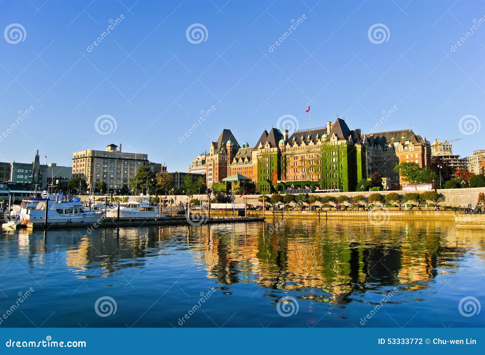 Inner Harbour of Victoria, Vancouver Island, B.C Editorial Photography ...