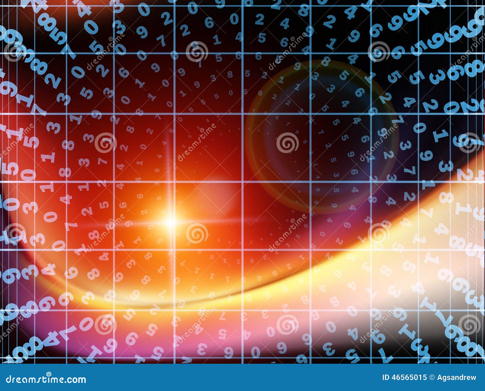 Inner Life of Geometry stock illustration. Illustration of information ...
