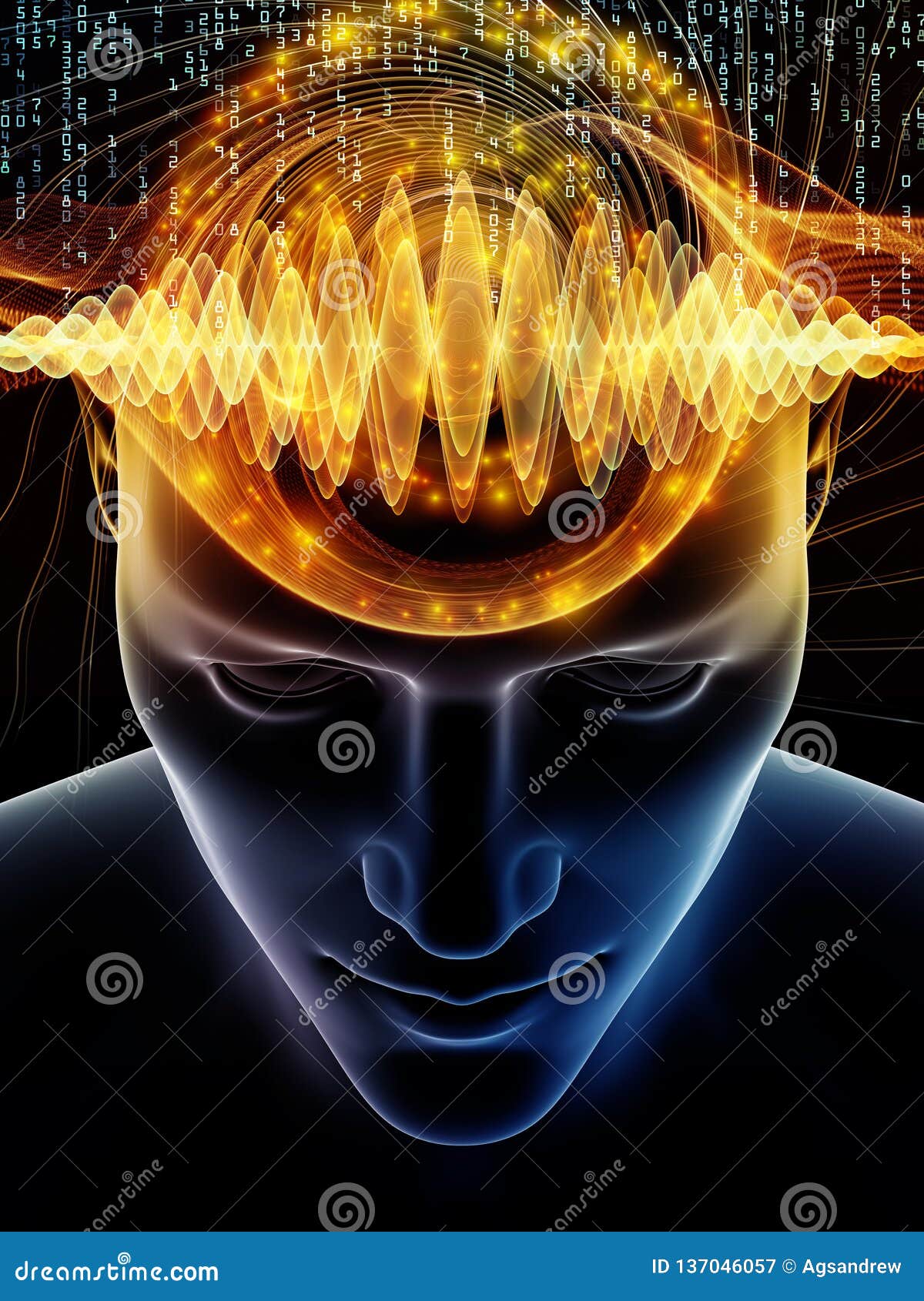 Inner Life of Human Mind stock illustration. Illustration of ...