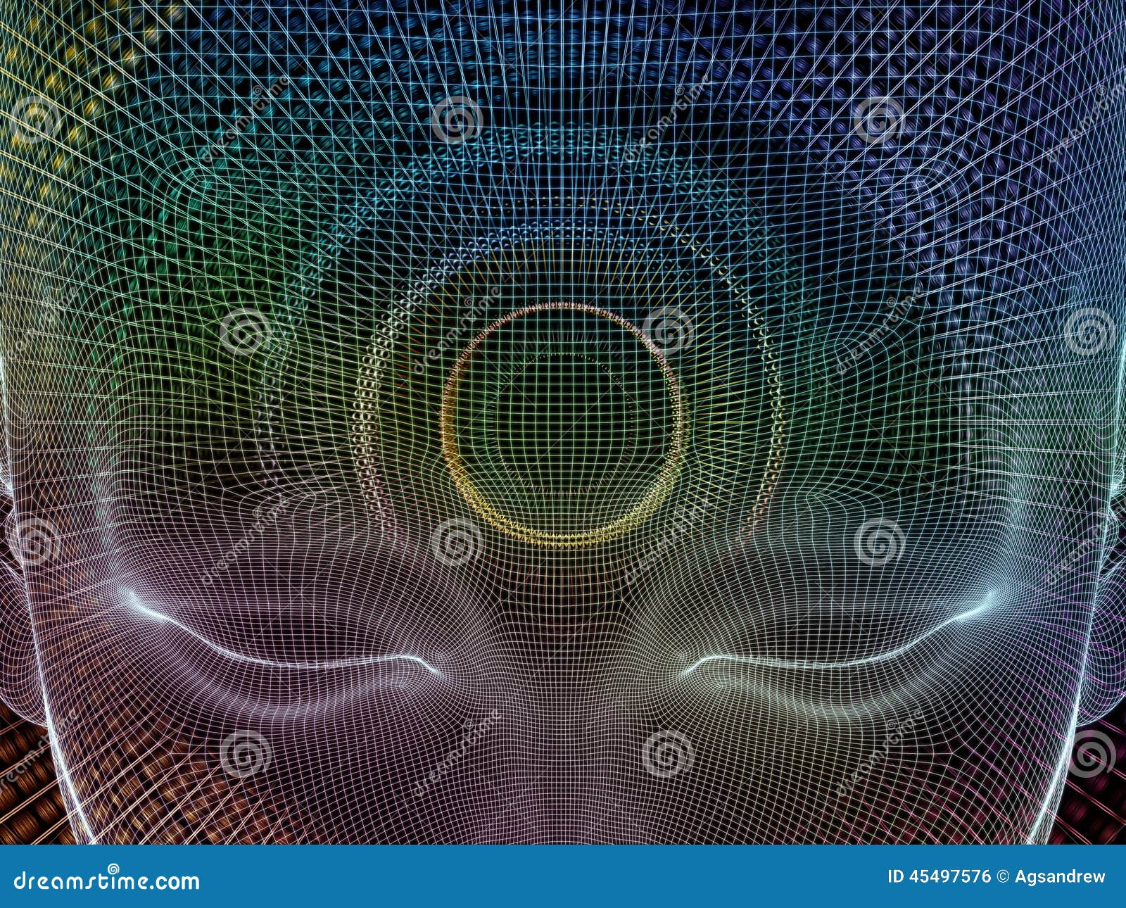 Inner Life of the Mind stock illustration. Illustration of geometry ...