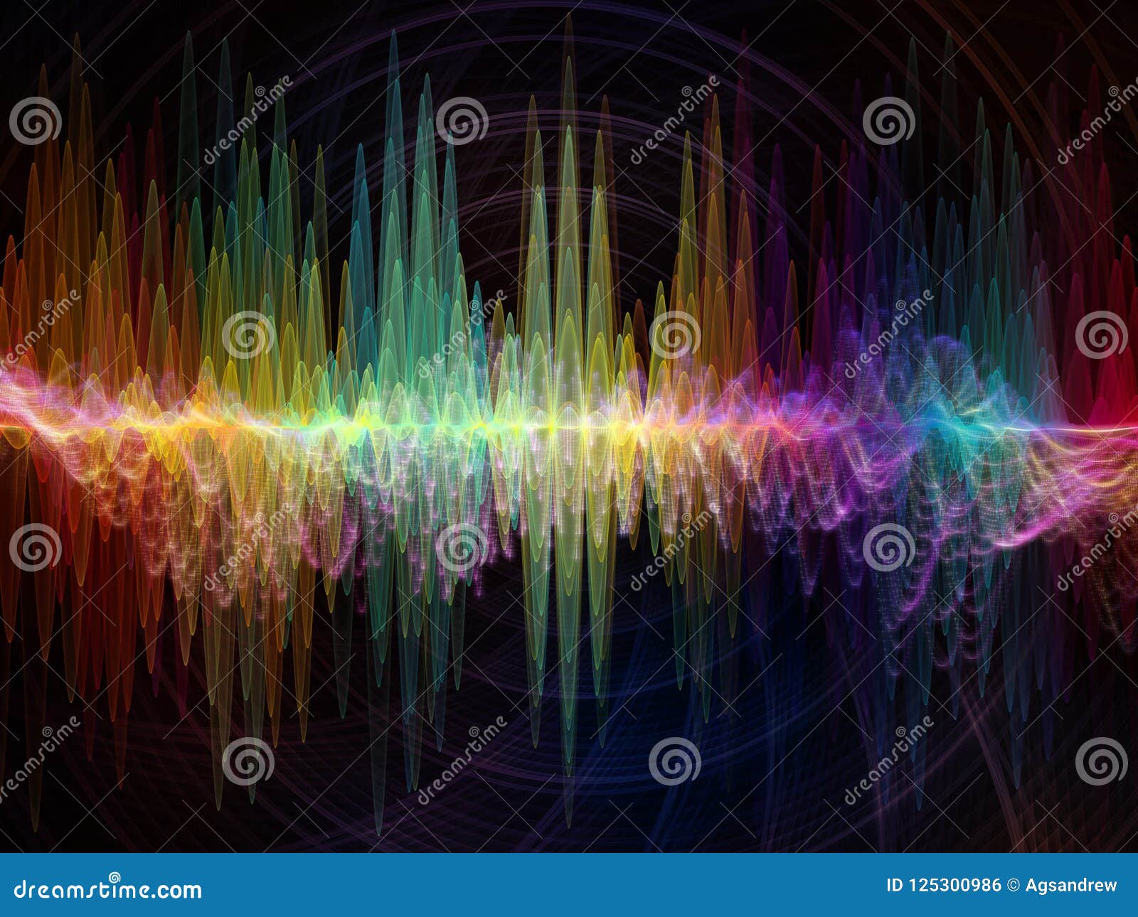 Inner Life of Oscillation stock illustration. Illustration of ...