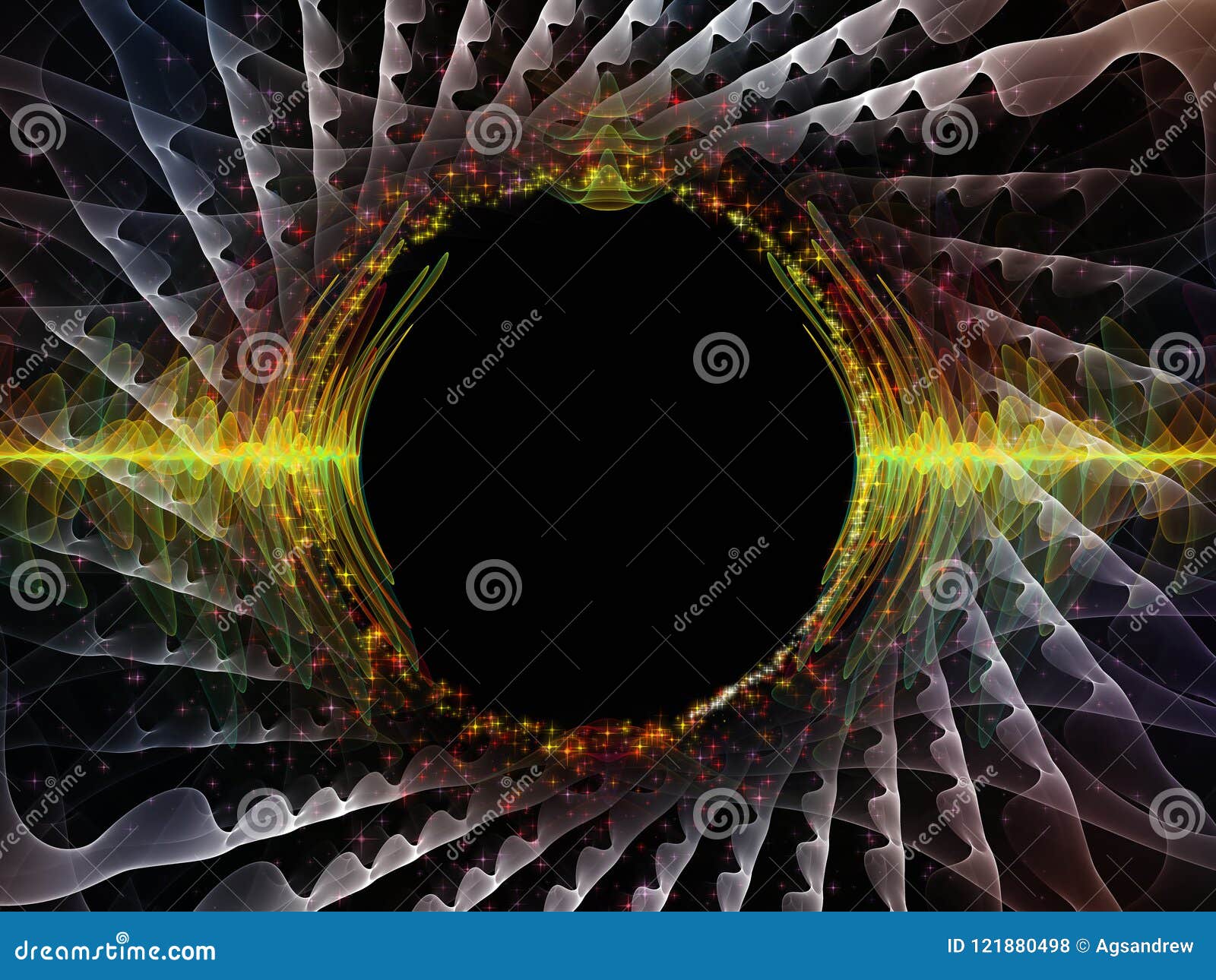 Inner Life of Radial Oscillation Stock Illustration - Illustration of ...
