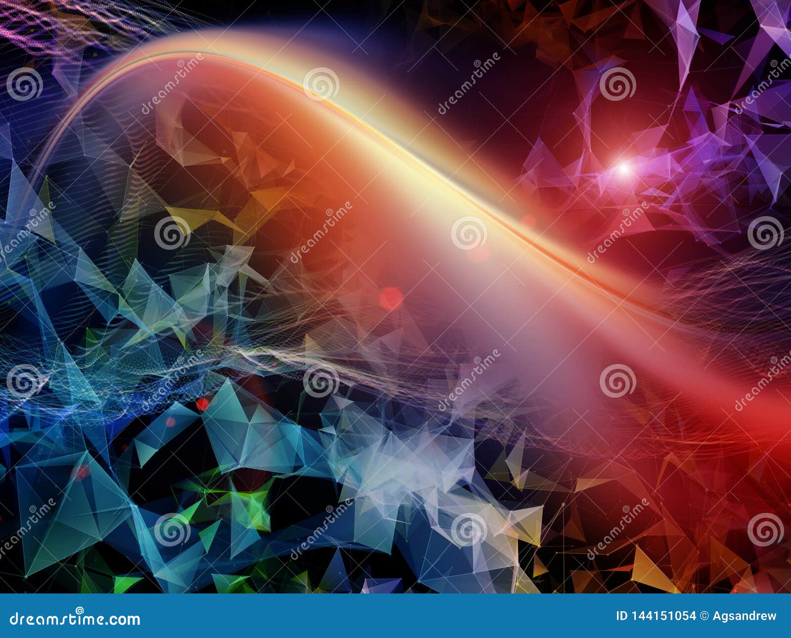 Inner Life of Virtual World Stock Illustration - Illustration of ...
