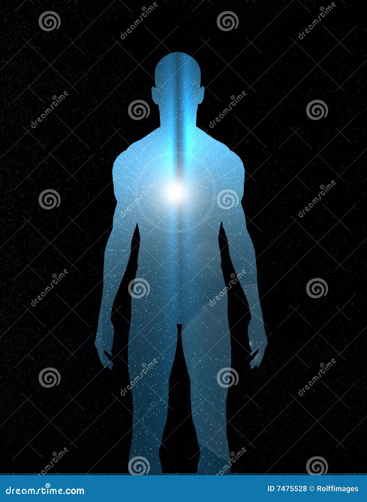 Inner Light stock illustration. Illustration of creativity - 7475528