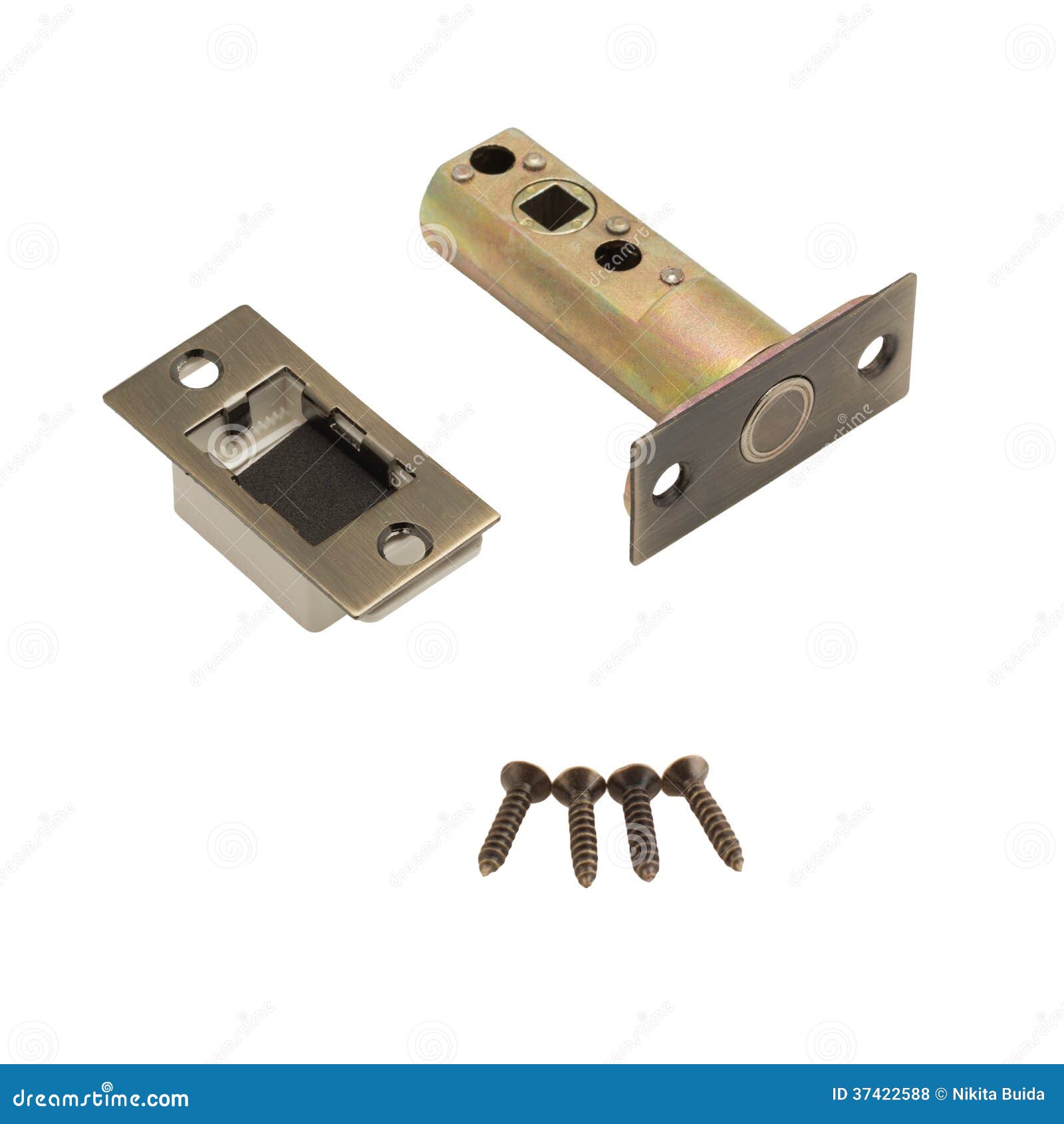Inner lock stock photo. Image of latch, door, decoration - 37422588