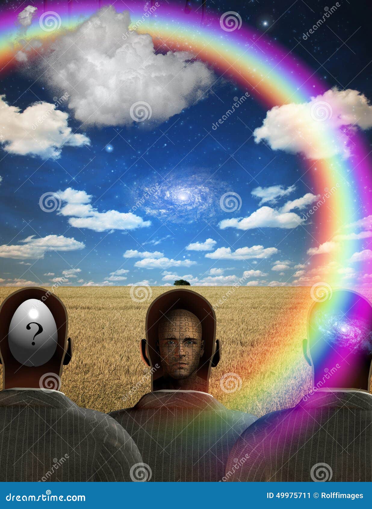 Inner Man stock illustration. Illustration of consciousness - 49975711