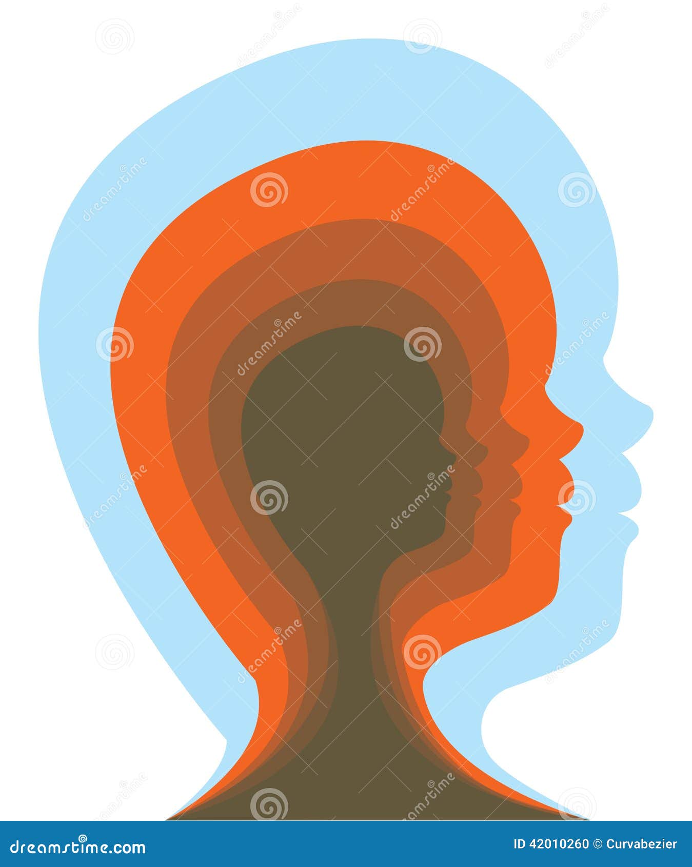 Inner mind of a child stock vector. Illustration of concept - 42010260