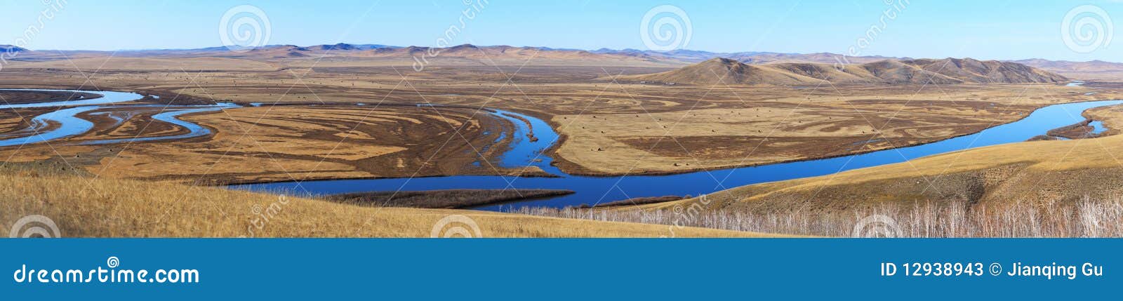 Inner Mongolia Panorama stock image. Image of border - 12938943