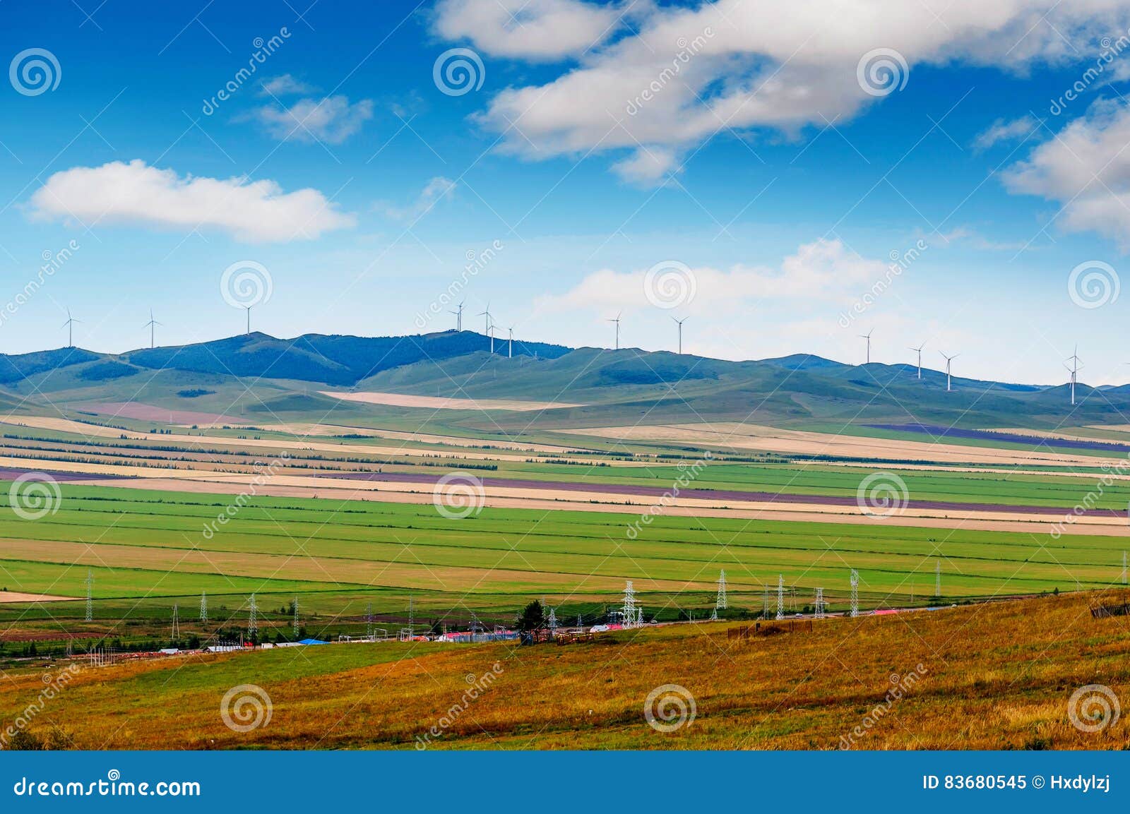 Inner Mongolia Prairie Landscape Image Stock Image - Image of scenery ...