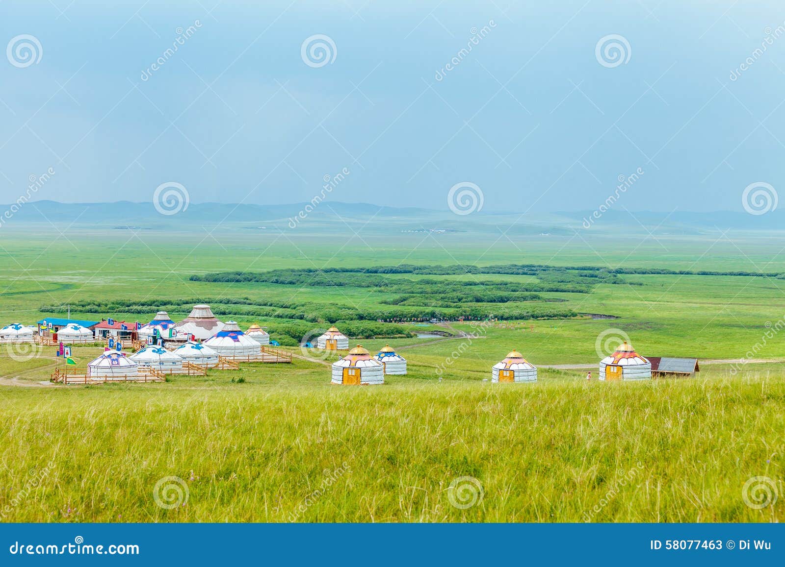 Inner Mongolia Yurt stock image. Image of asia, destinations - 58077463