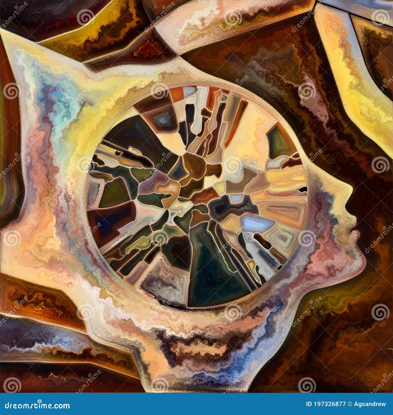 Inner Patterns stock illustration. Illustration of gradient - 197326877