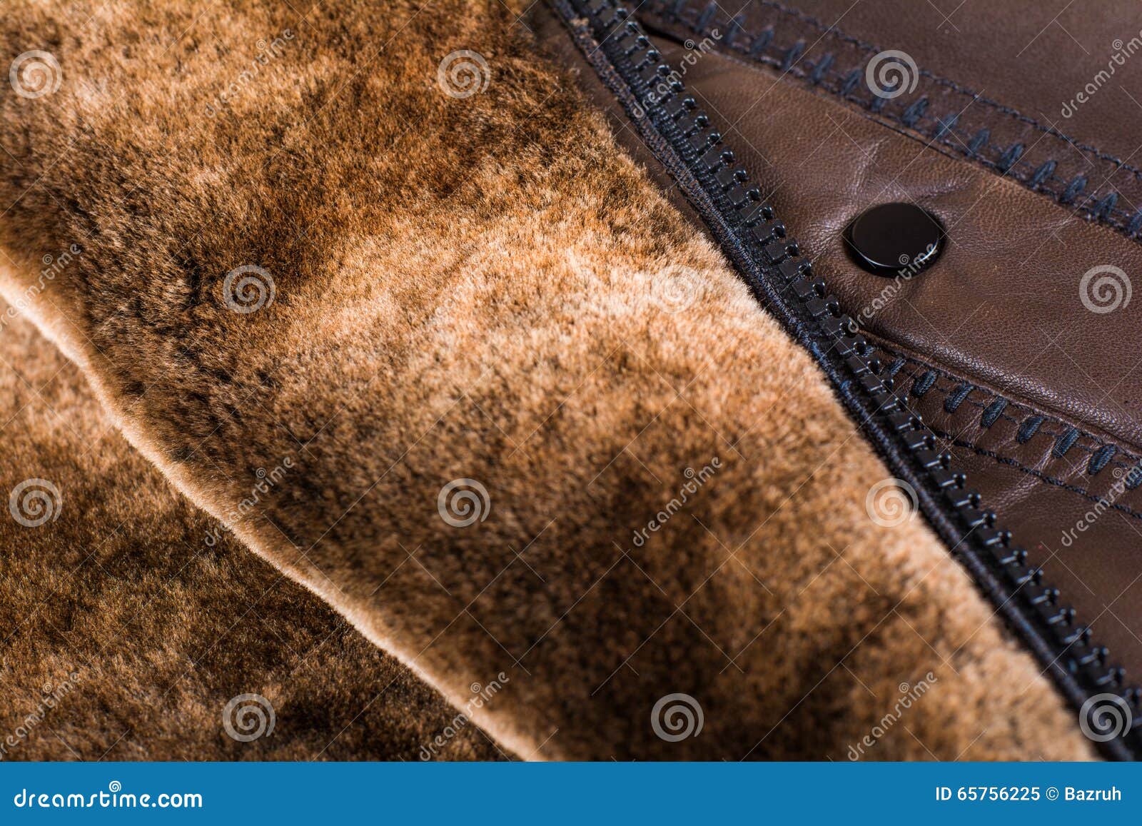 Inner Side of Leather Jackets Stock Image - Image of clothing, fuzzy ...