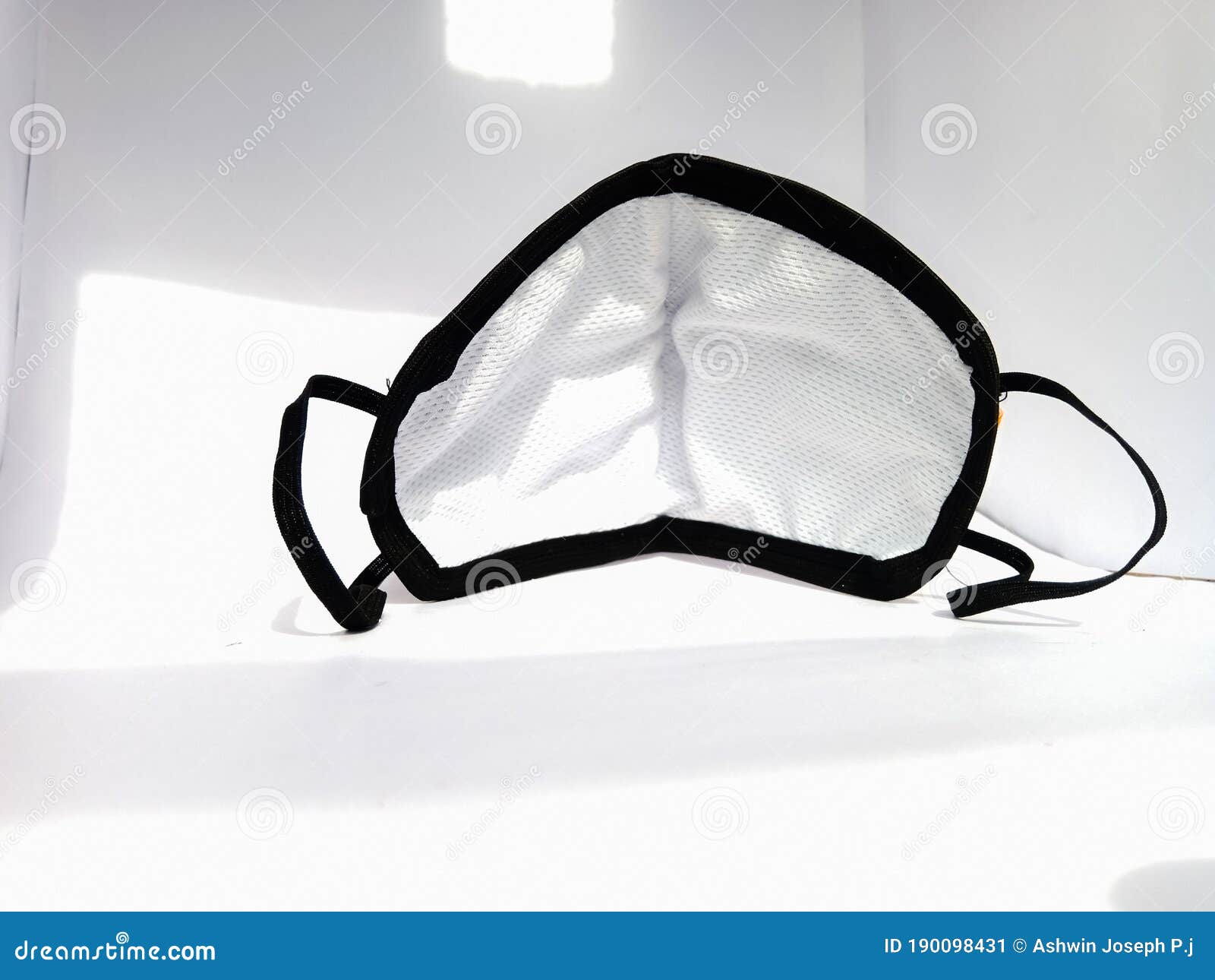 An Inner Side View of Face Mask Against Covid 19 Stock Image - Image of ...