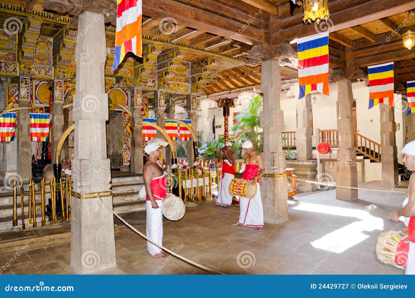 The Inner Space of the Temple, Kandy Editorial Photography - Image of ...