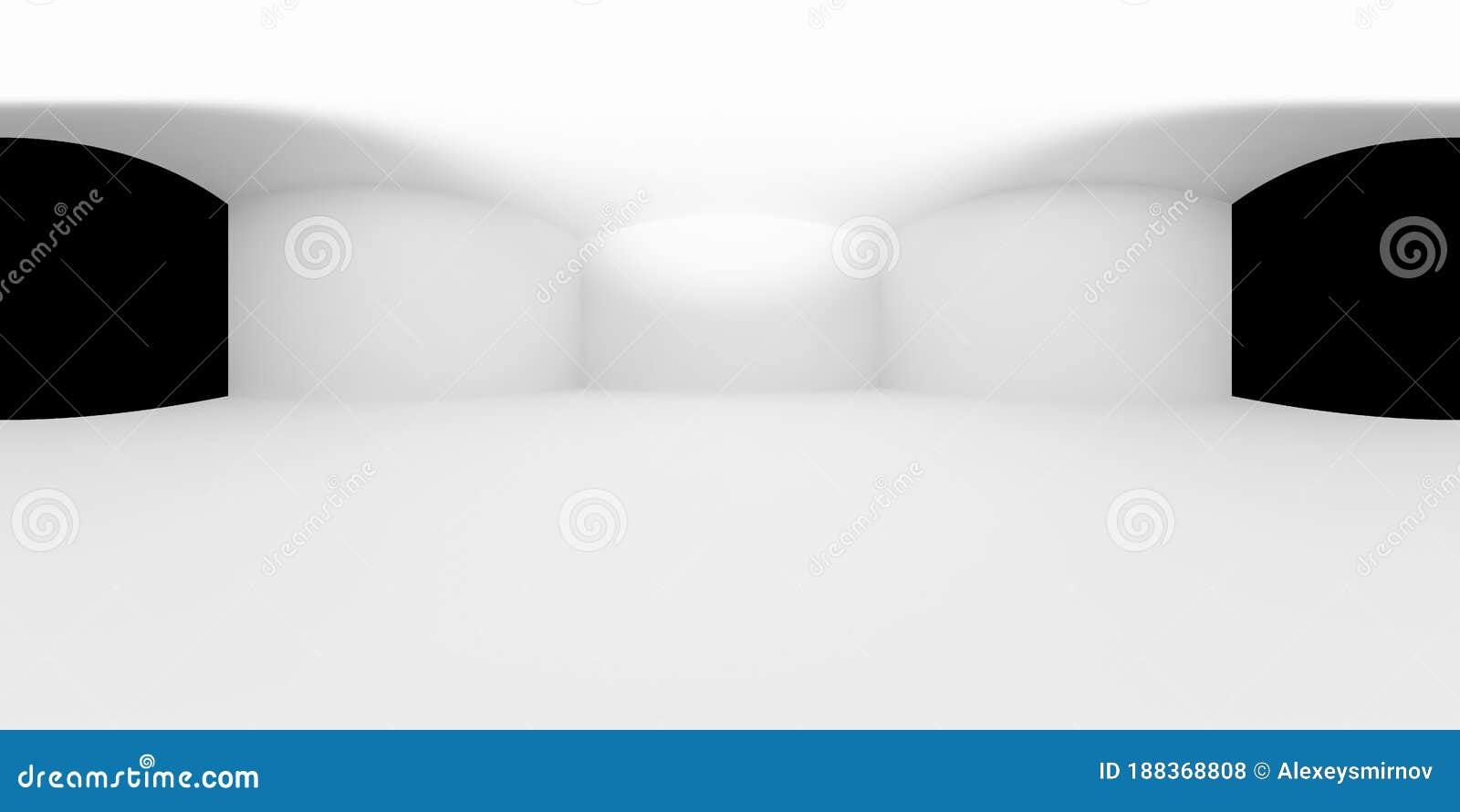 Inner Space of White Studio Room or Light Box Studio HDRI Map Stock ...