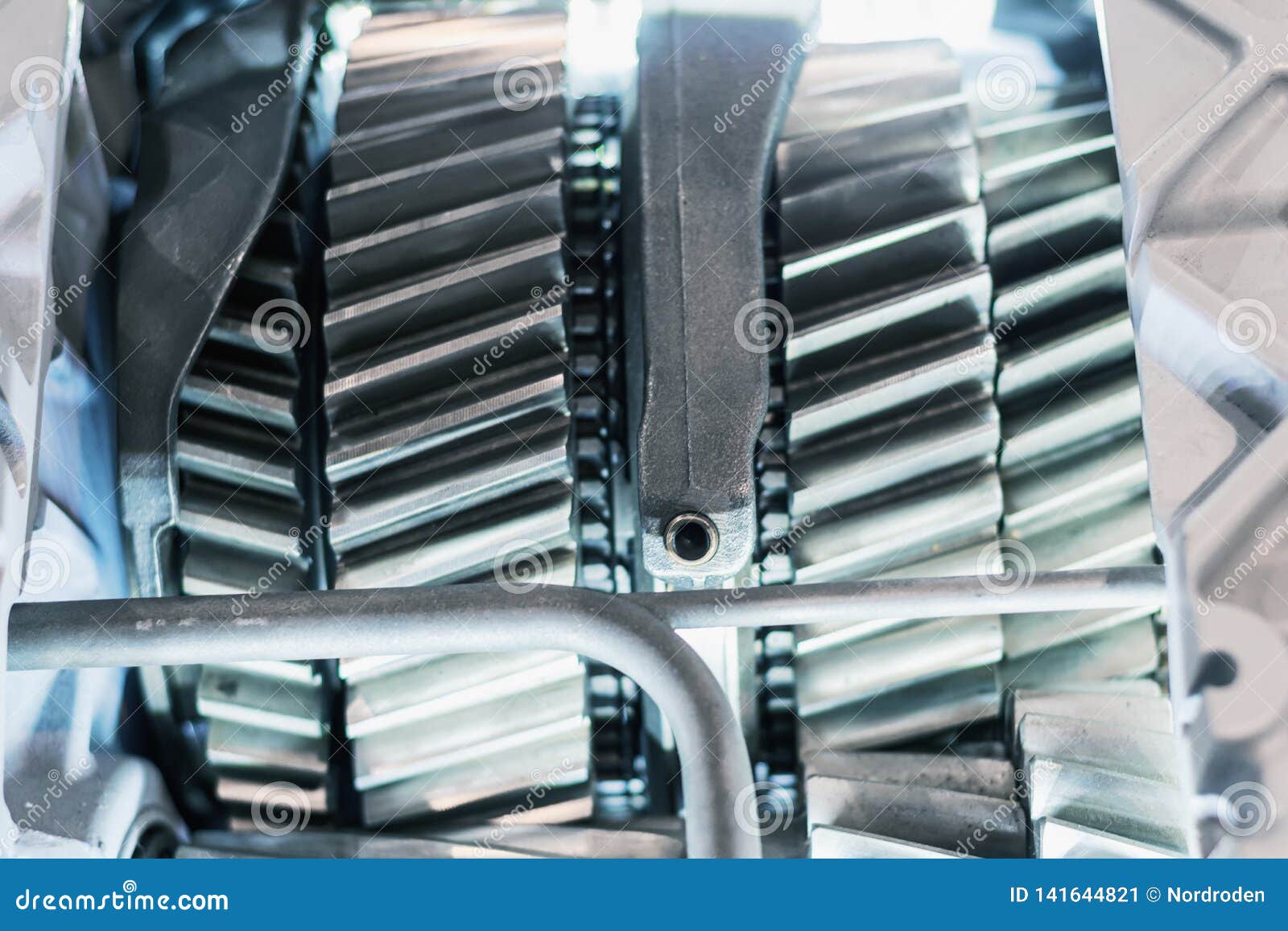 The Inner Structure of the Automotive Gearbox. Stock Image - Image of ...