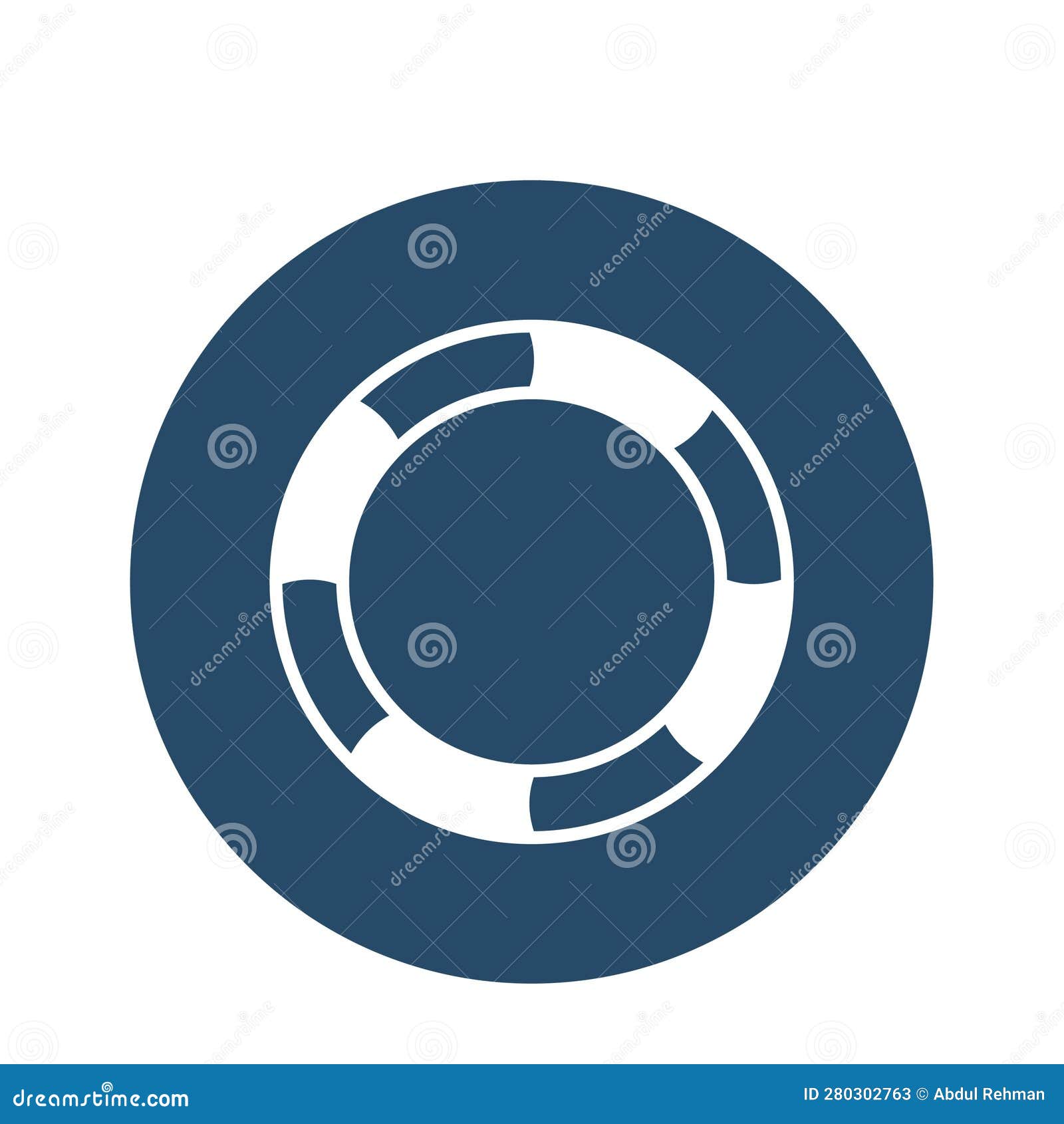 Inner Tube Vector Icon Easily Modify. Stock Vector - Illustration of ...