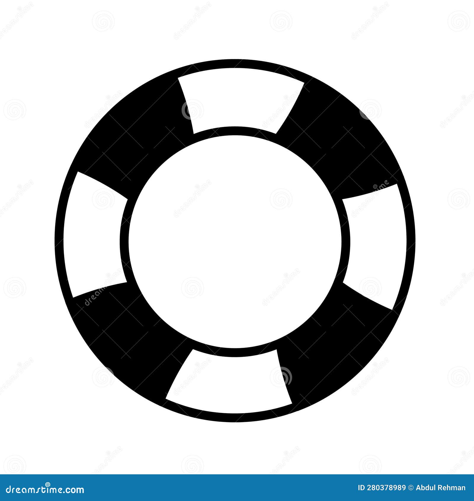 Inner Tube Vector Icon Easily Modify. Stock Vector - Illustration of ...