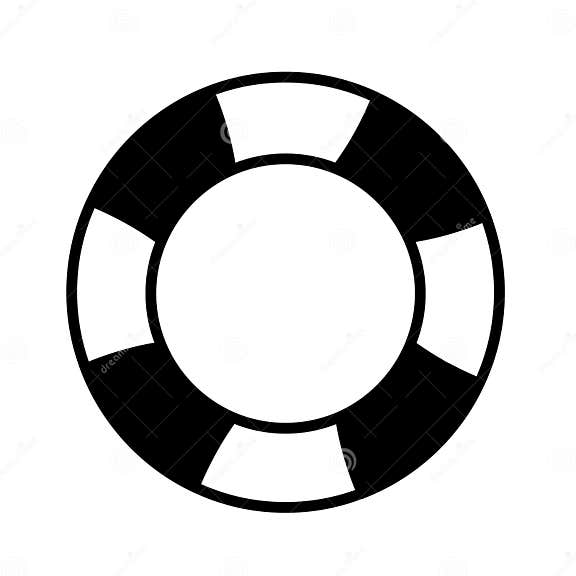 Inner Tube Vector Icon Easily Modify. Stock Vector - Illustration of ...