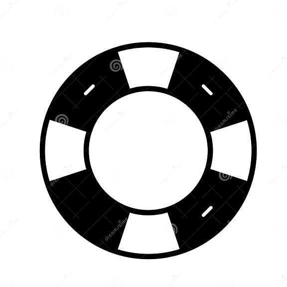 Inner Tube Vector Icon Easily Modify. Stock Vector - Illustration of ...