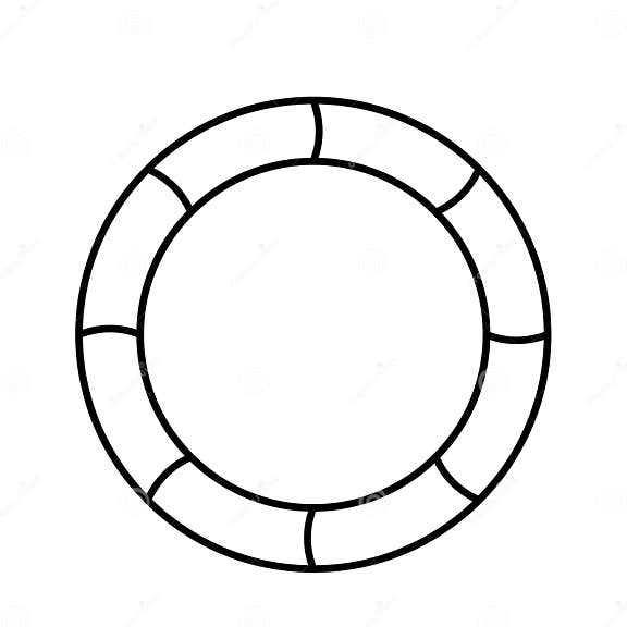 Inner Tube Vector Icon Easily Modify. Stock Vector - Illustration of ...