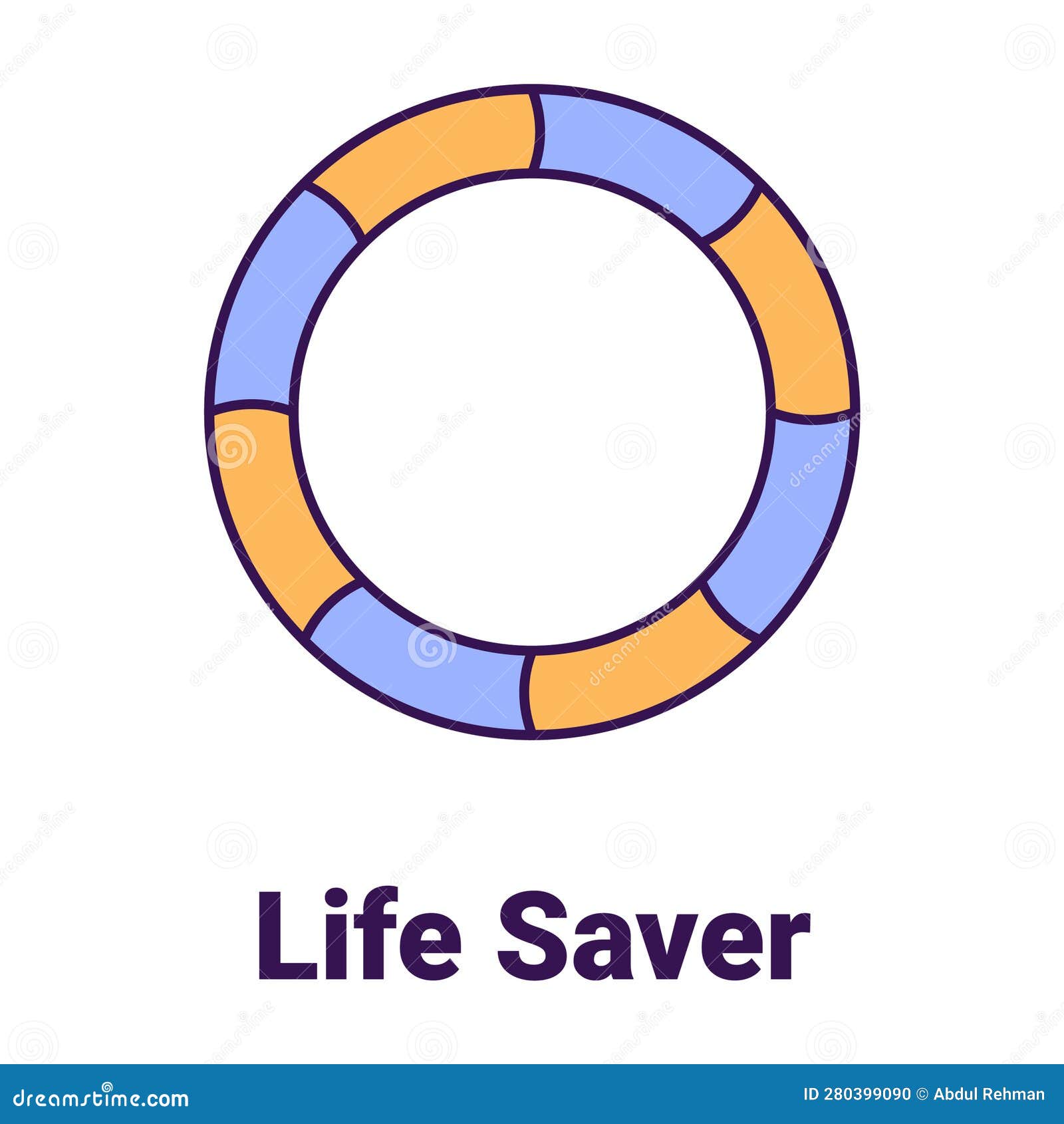 Inner Tube Vector Icon Easily Modify. Stock Vector - Illustration of ...