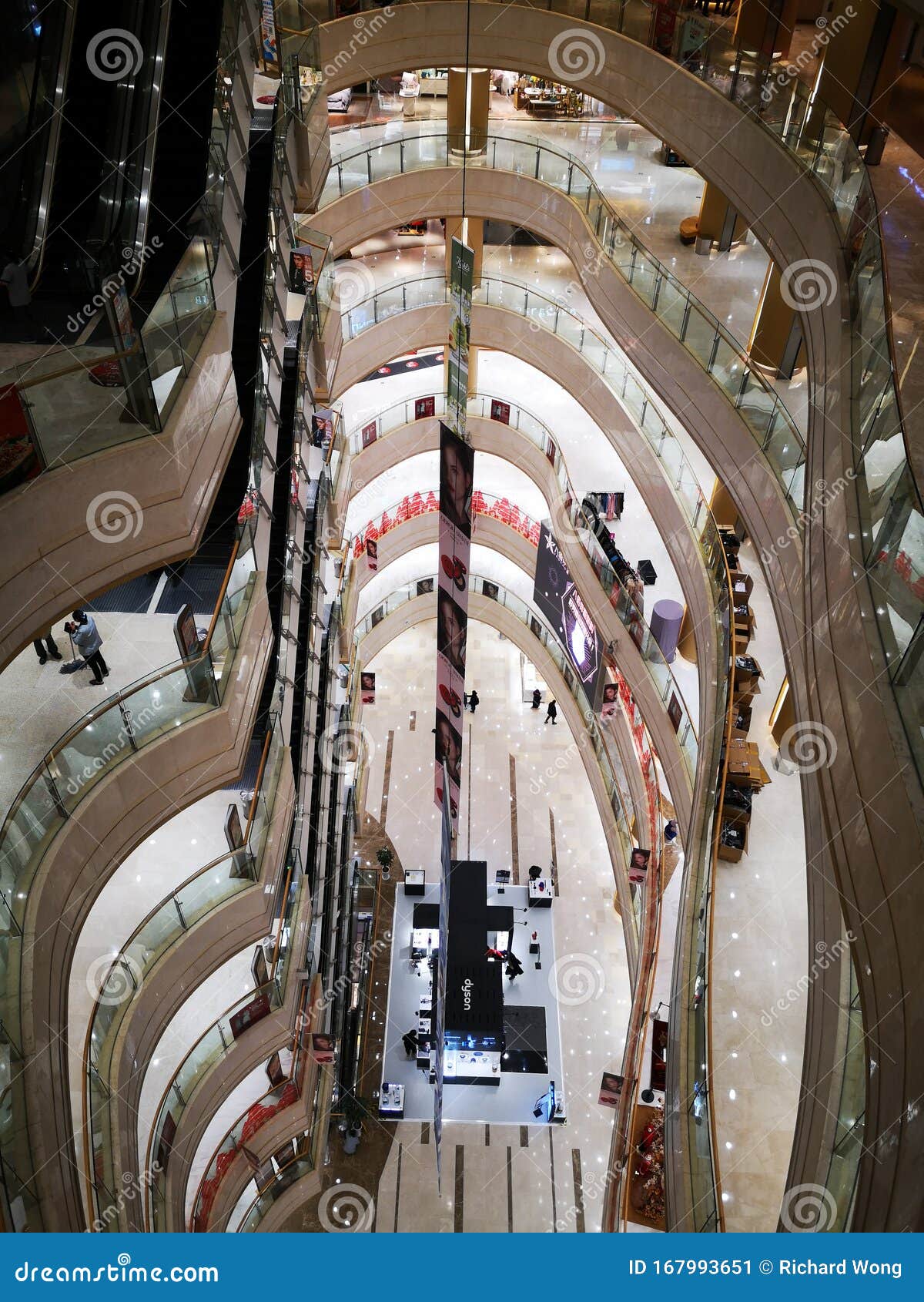 The Inner View of the Modern Building Editorial Photo - Image of camera ...