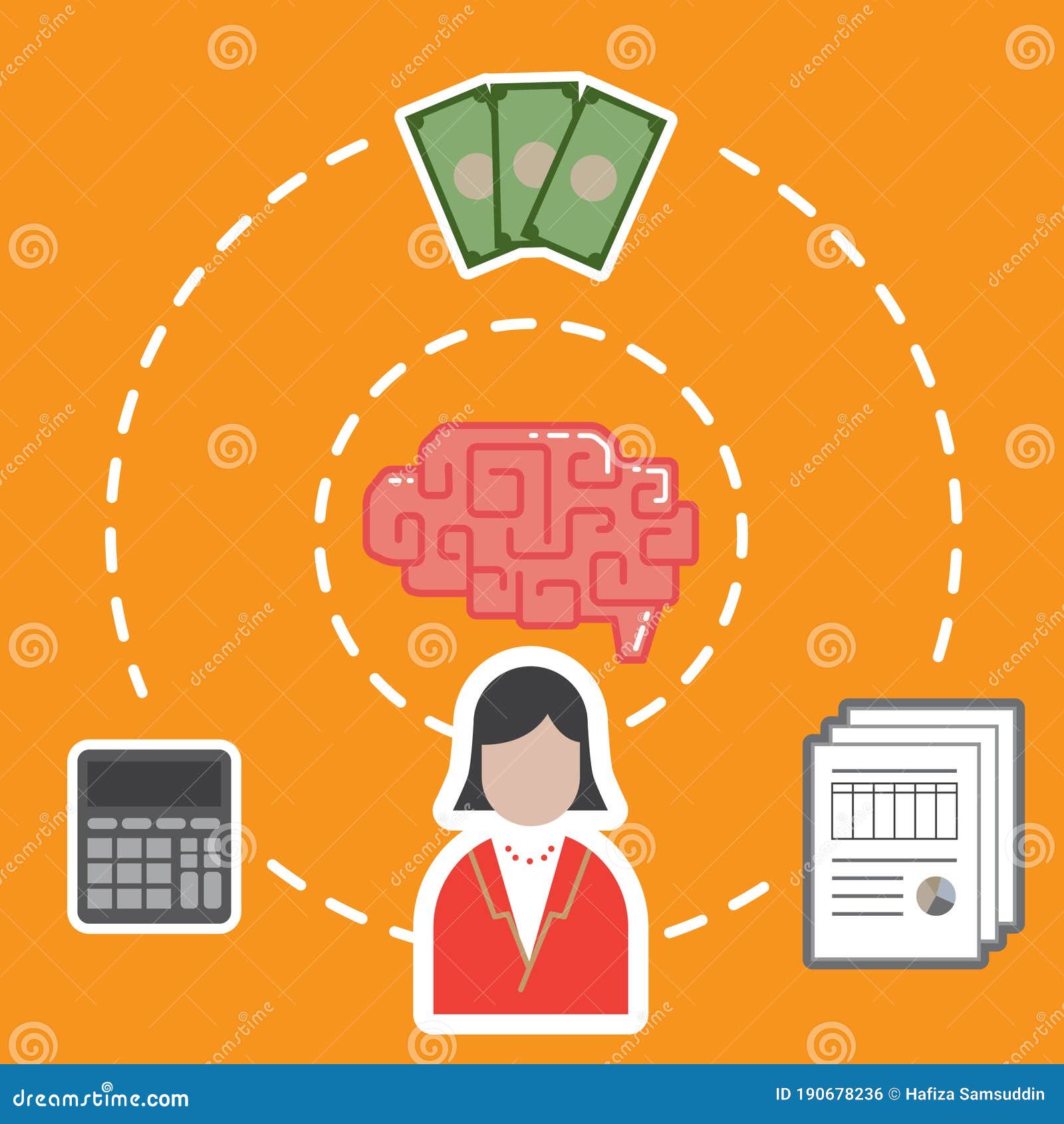 151214_BRAINDRAFT02 stock vector. Illustration of note - 190678236