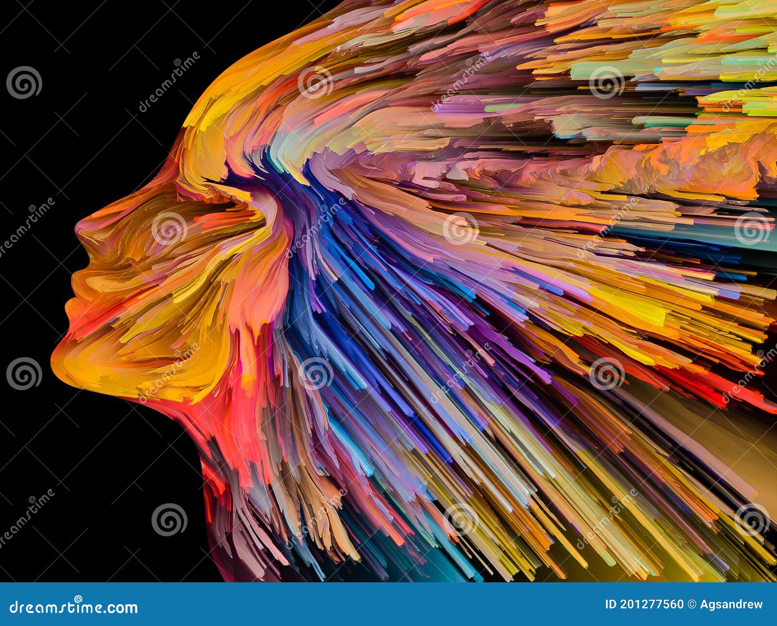 Inner World stock illustration. Illustration of artwork - 201277560