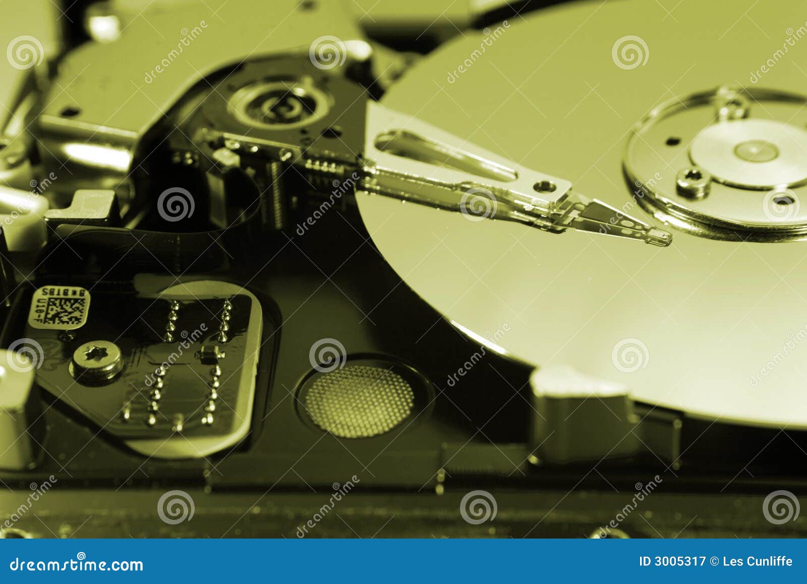 Innerhalb Des Festplattenlaufwerks Des Computers Stockbild - Bild von ...