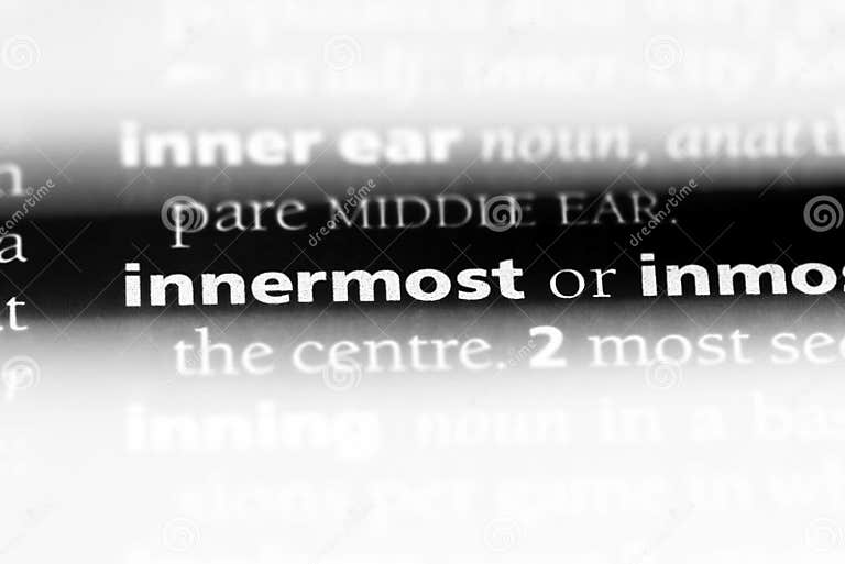Innermost stock image. Image of paper, text, definition - 126531257